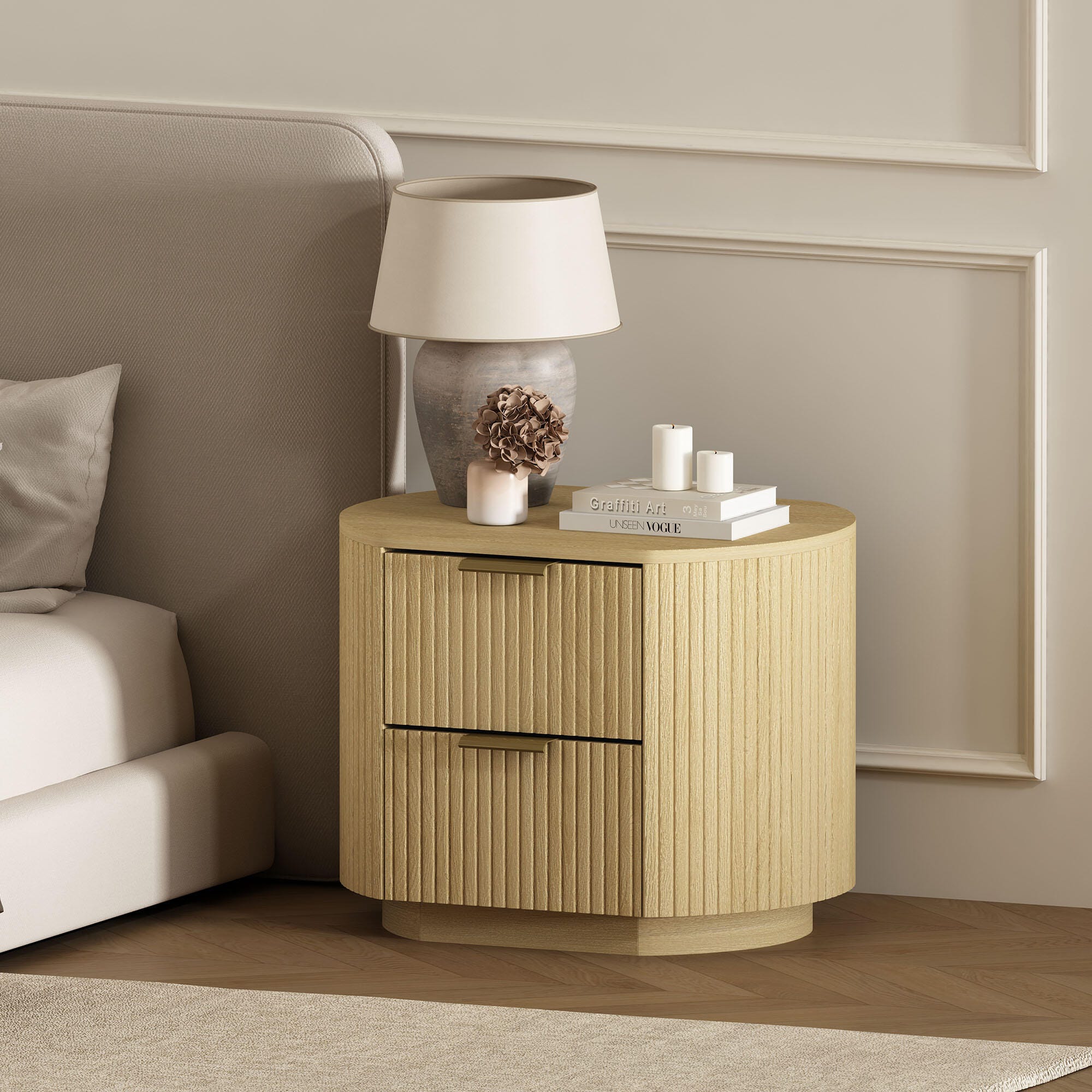 Click here for Manhattan Comfort Olivia 26 2 Drawers Nightstand... prices