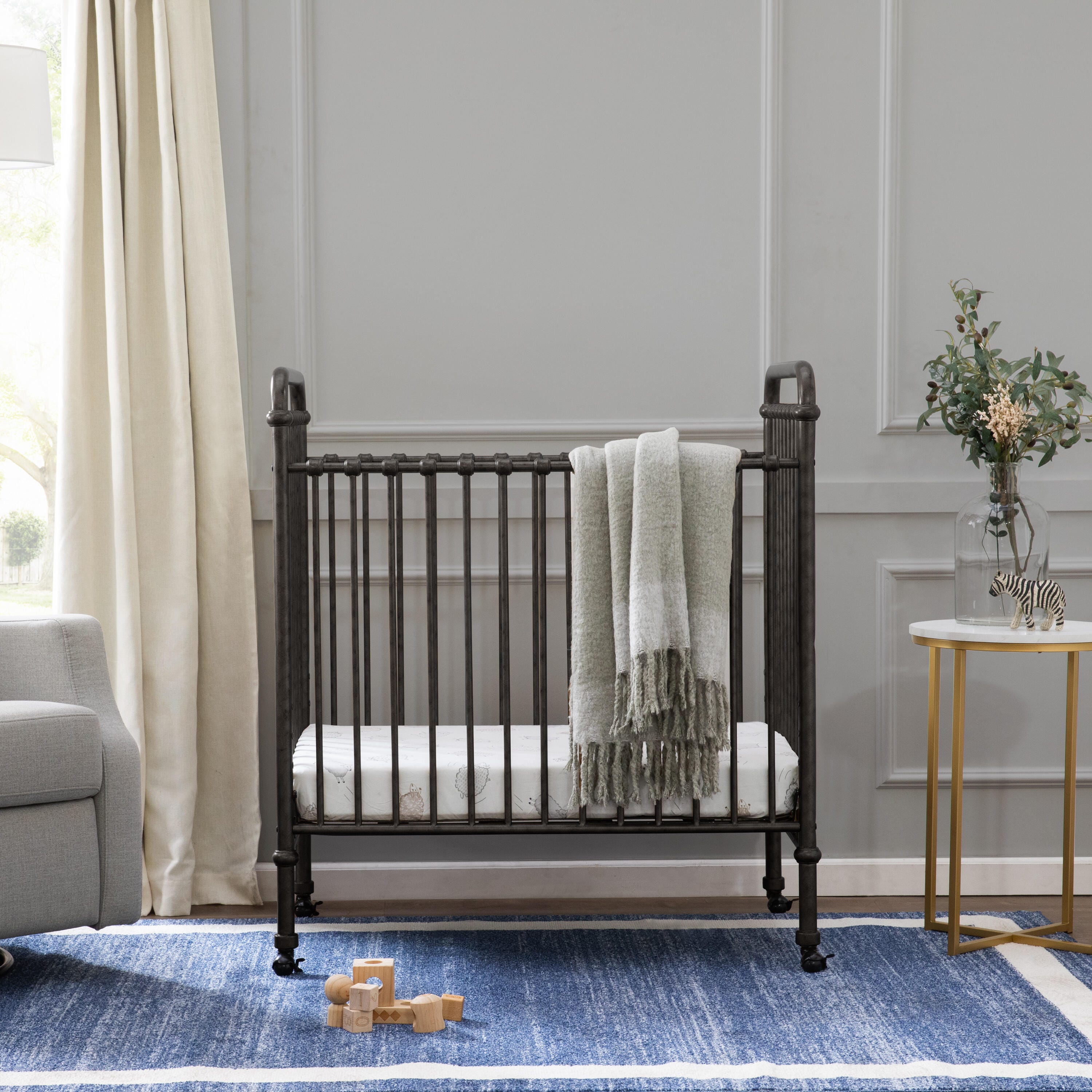 Click here for Namesake Abigail 3-in-1 Convertible Mini Crib  Vin... prices