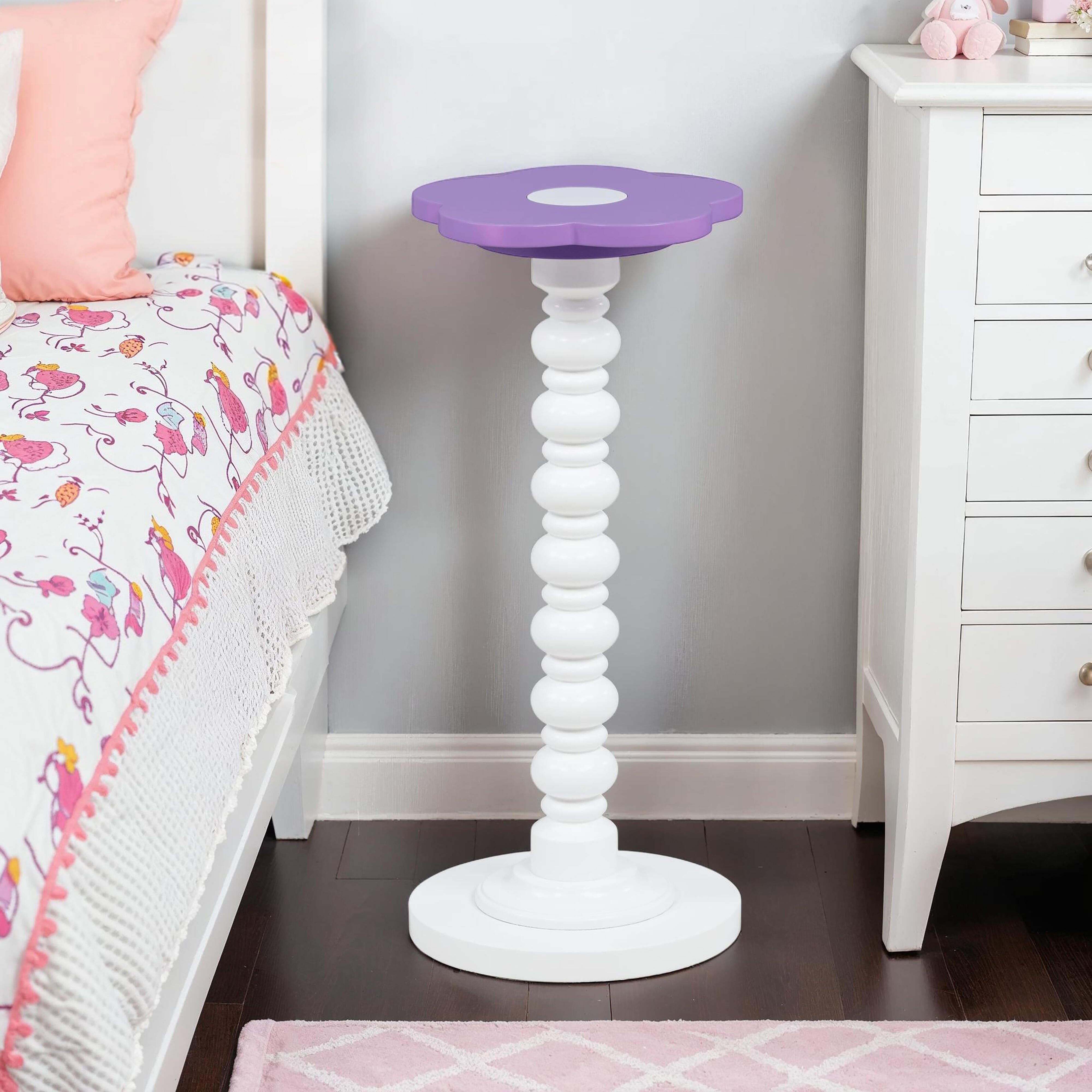 Click here for Linon Candice Side Table  Violet prices