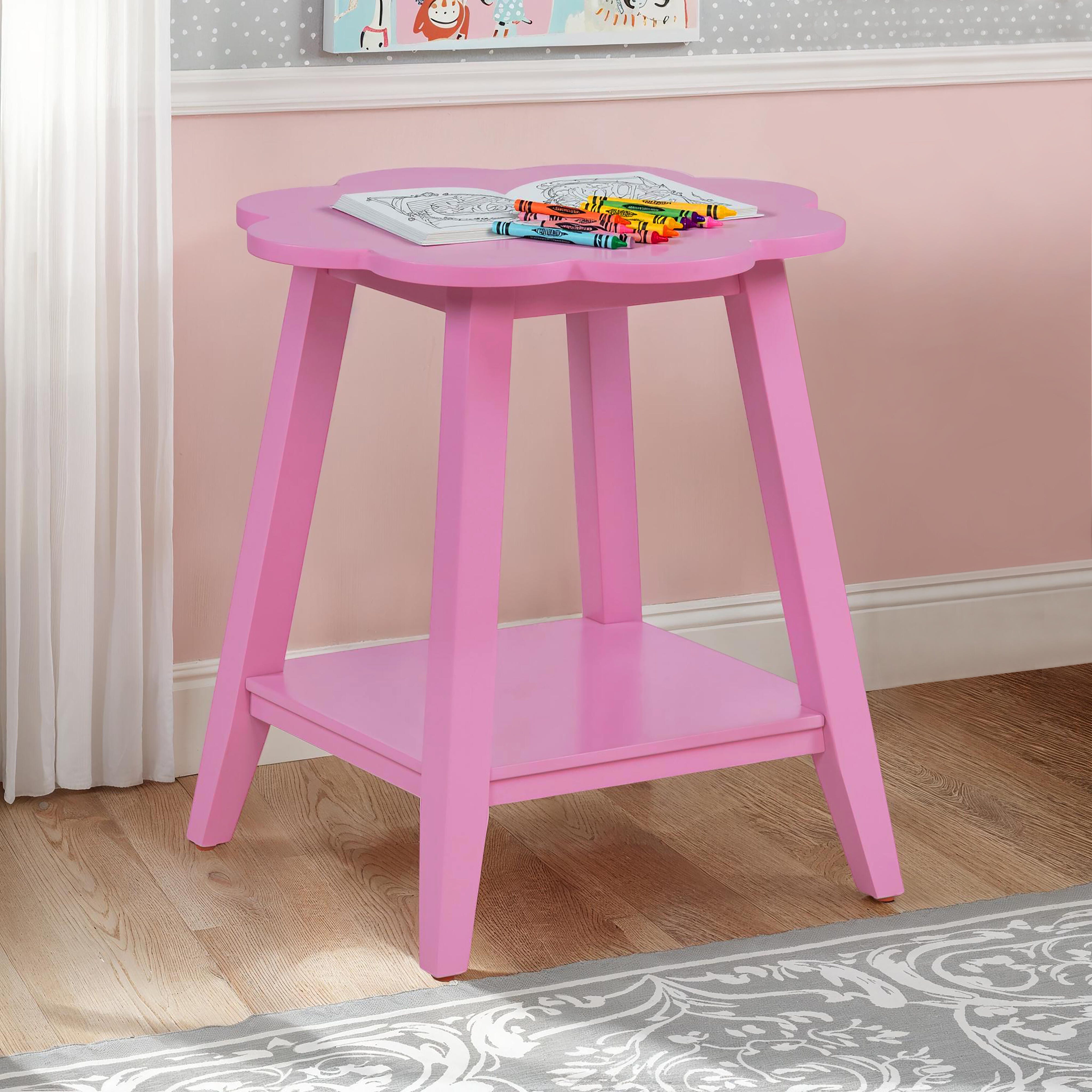 Click here for Linon Macey Side Table  Pink prices