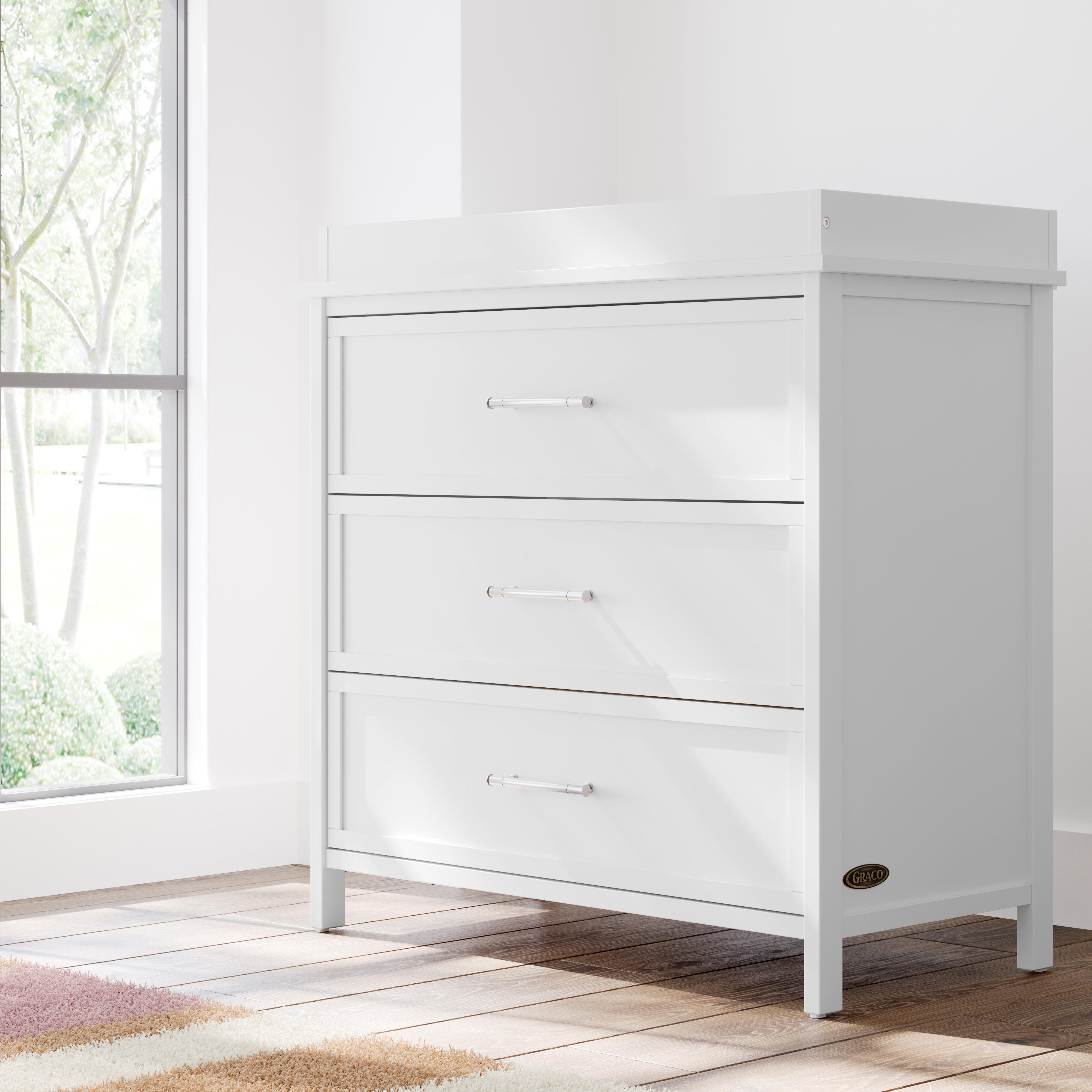 Click here for Graco Classic 3 Drawer Chest of Drawers  White prices