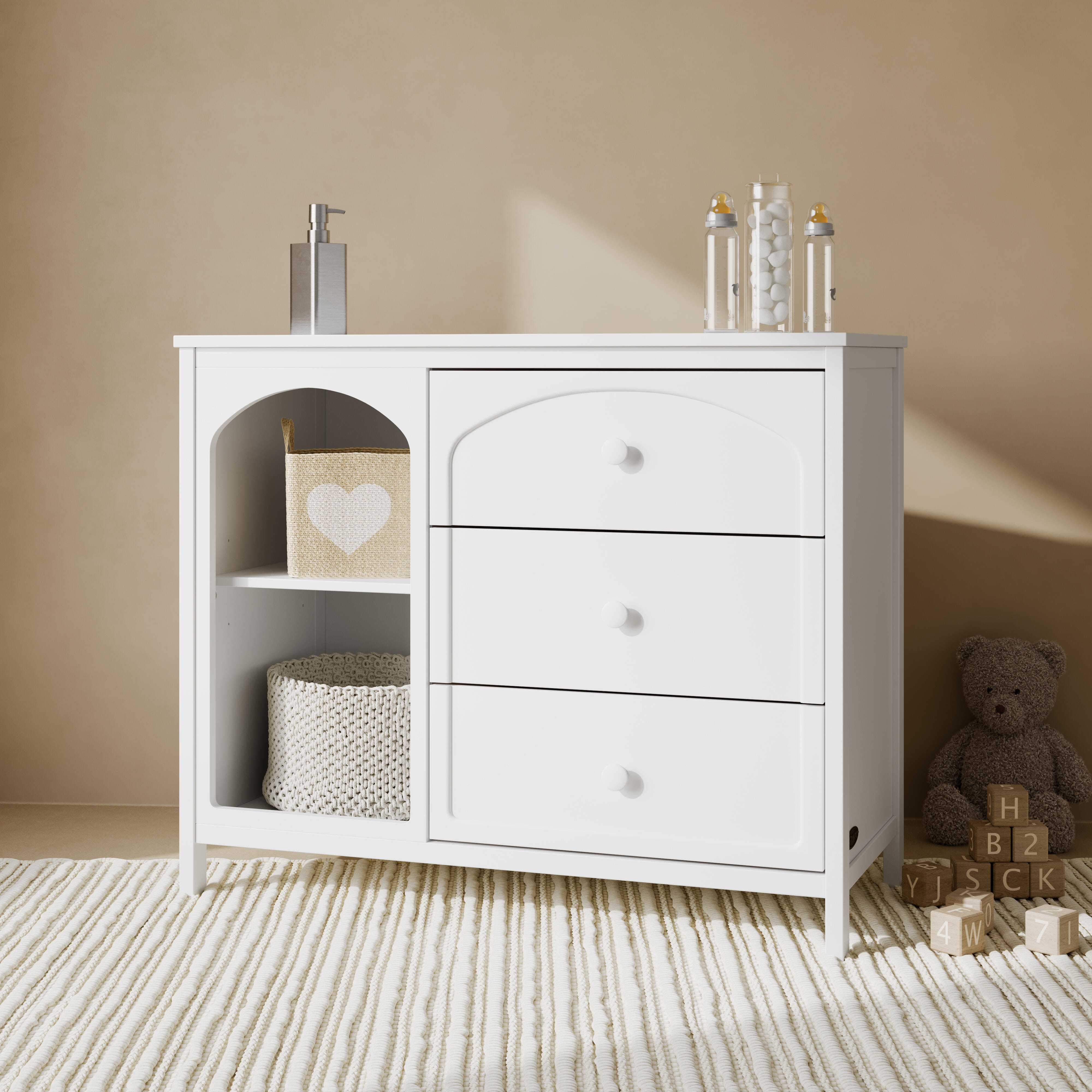 Click here for Graco Olivia 3 Drawer Dresser  White prices
