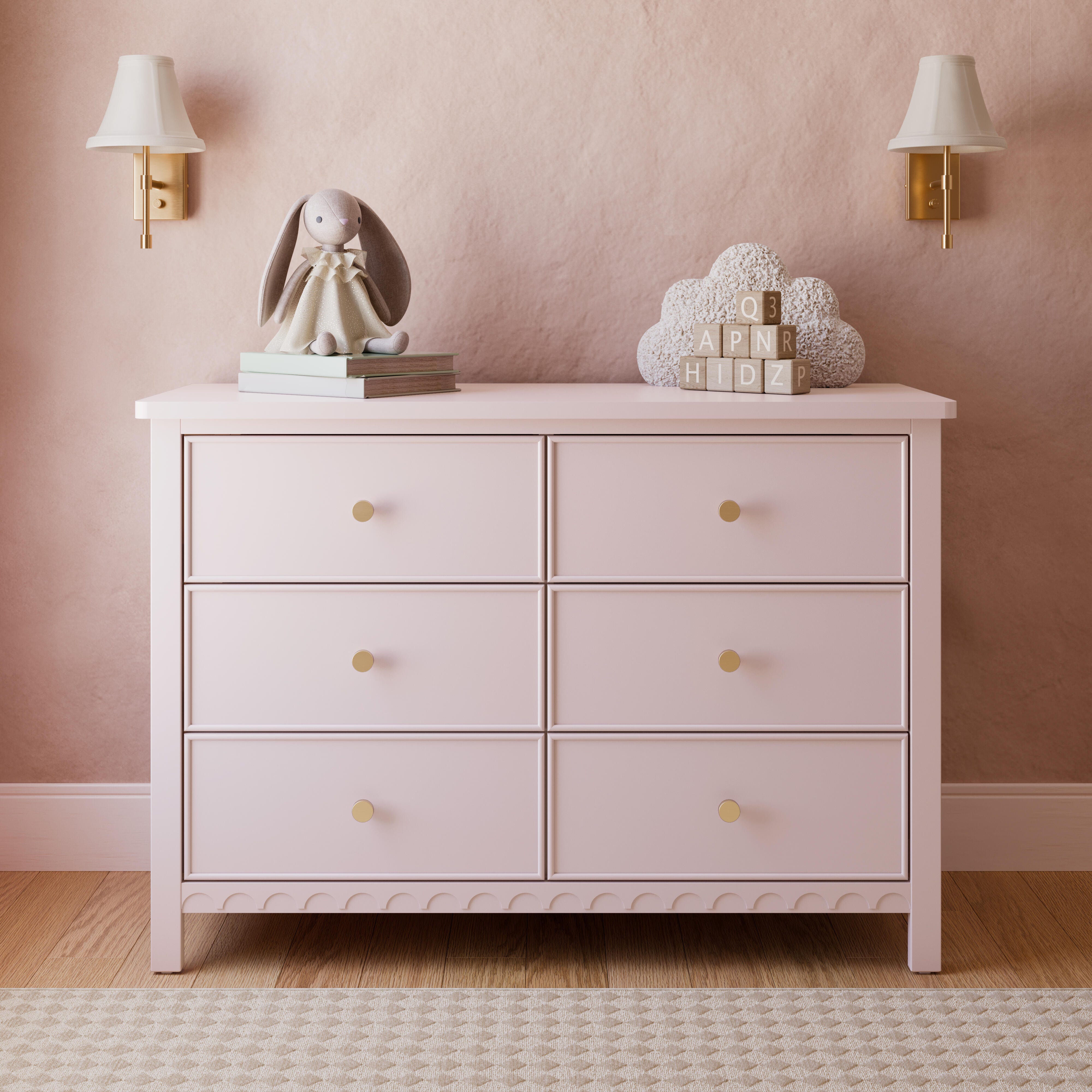 Click here for Graco Sasha 6 Drawer Dresser  Blush prices