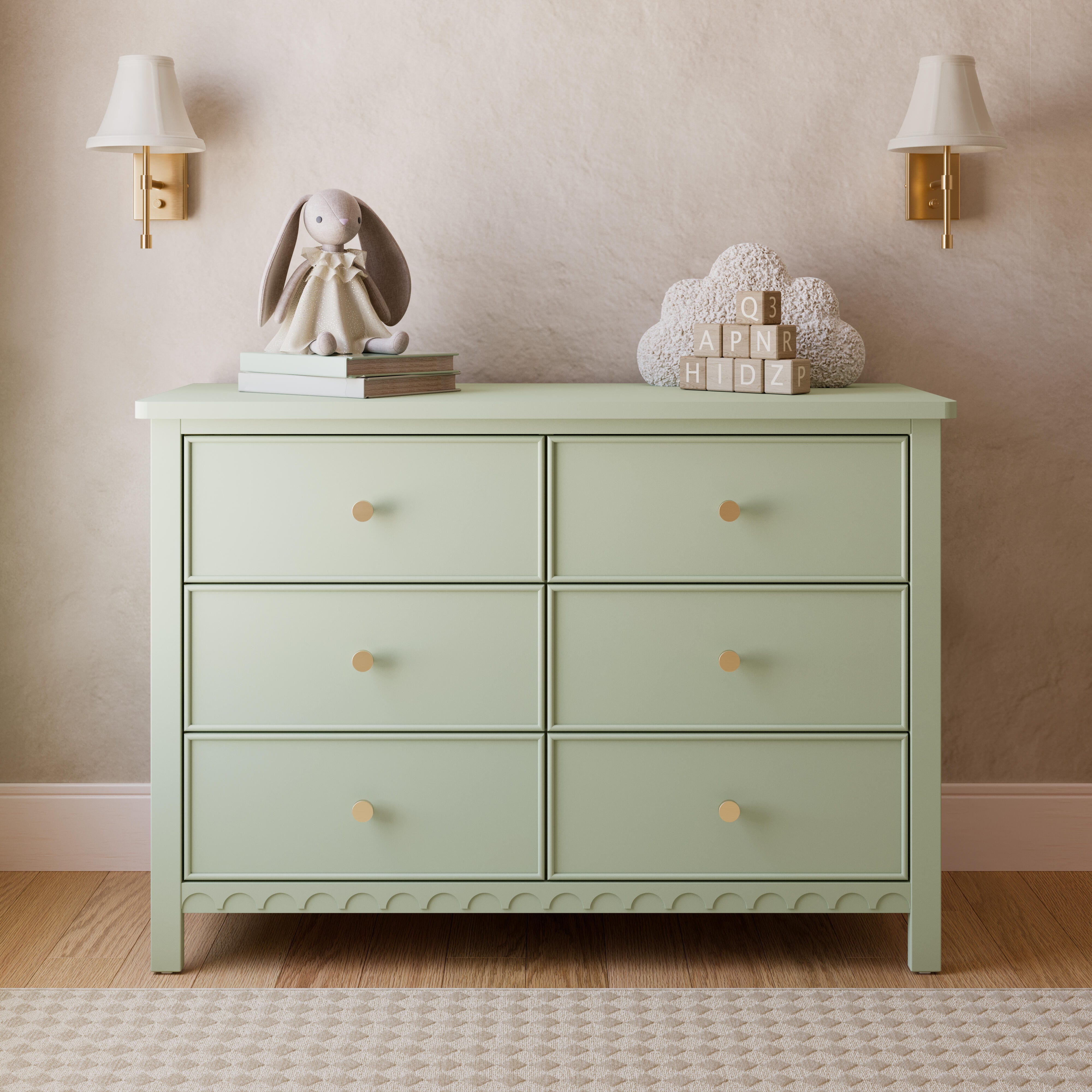 Click here for Graco Sasha 6 Drawer Dresser  Sage prices
