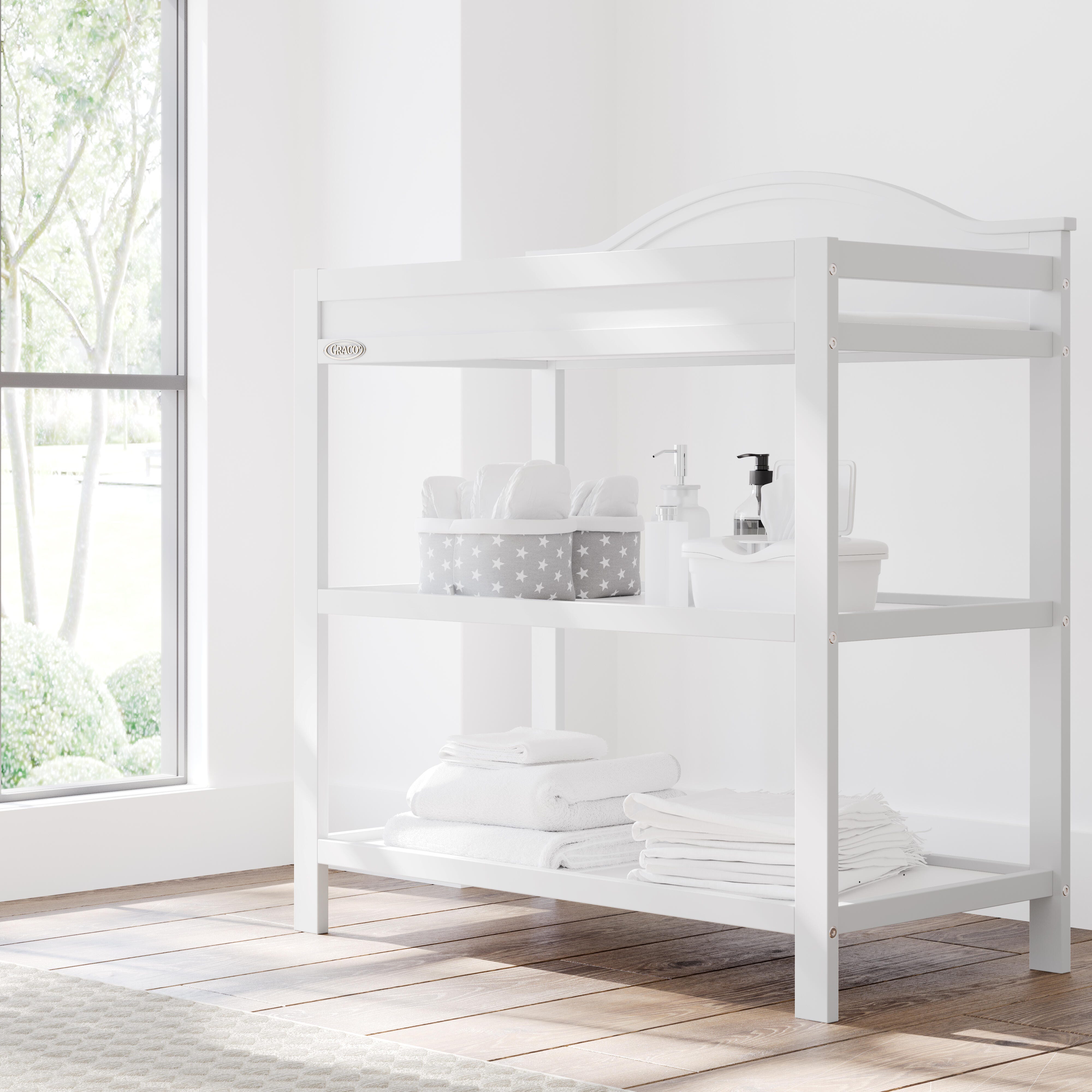 Click here for Graco Story Changing Table  White prices