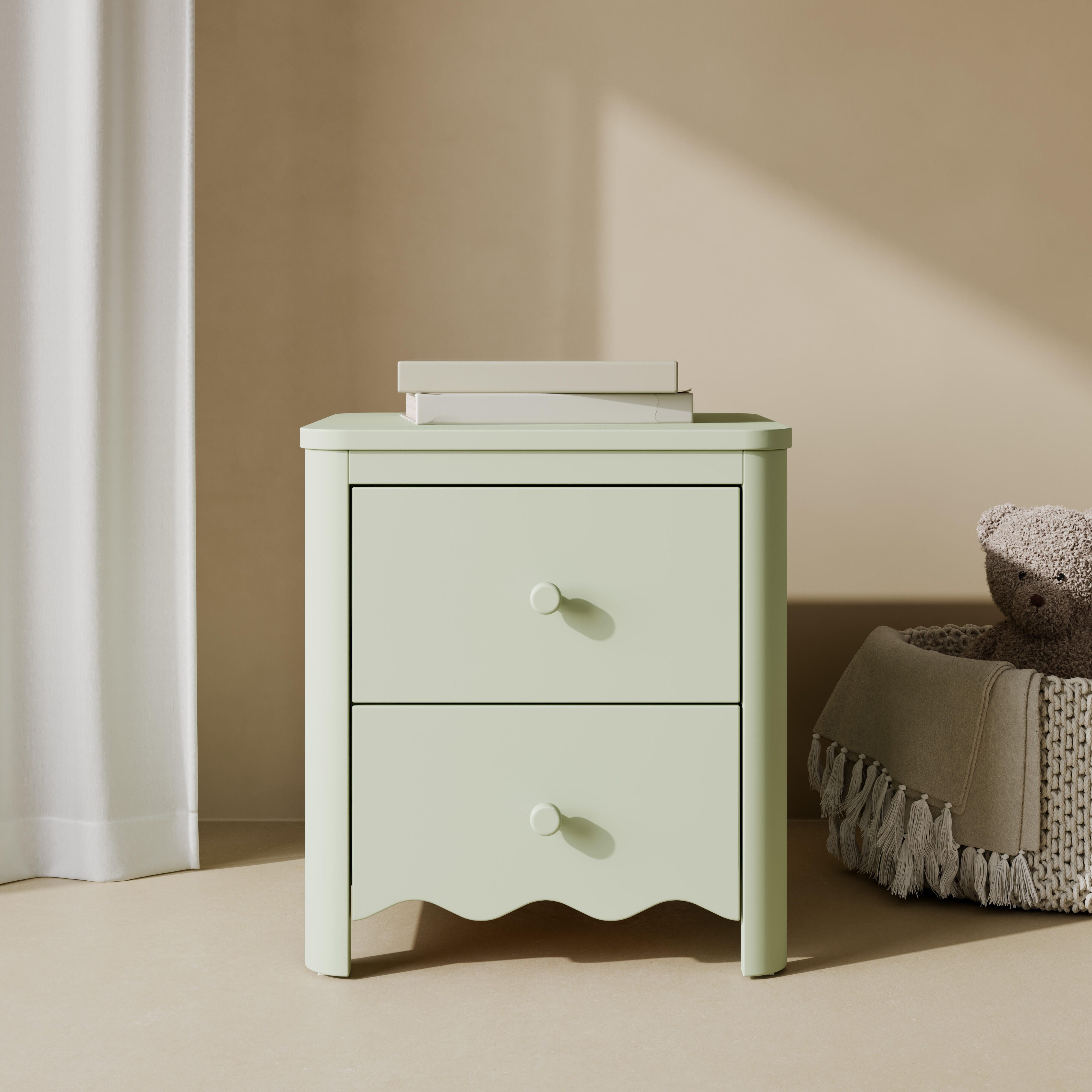 Click here for Storkcraft Casablanca 20 2 Drawer Nightstand  Sage prices