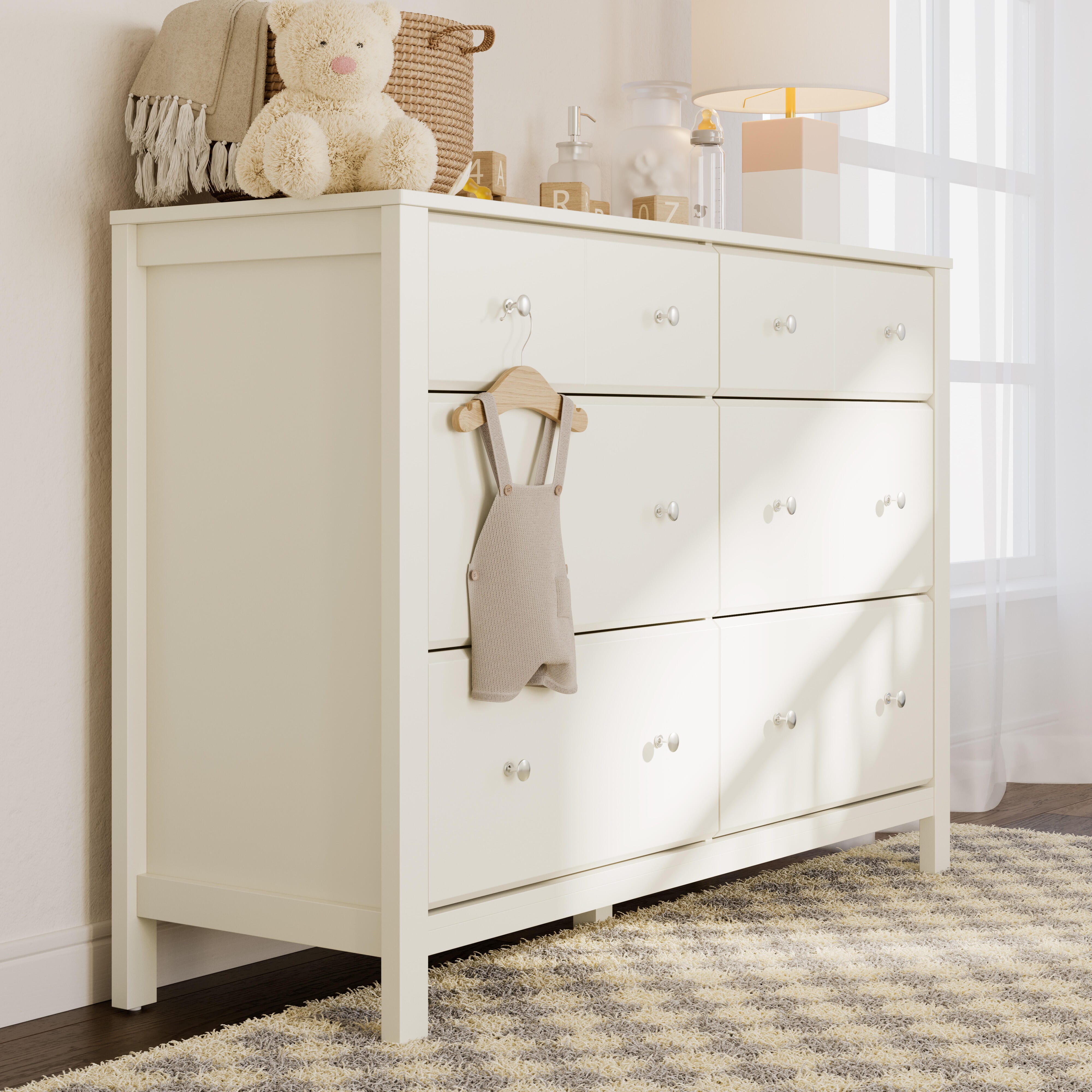 Click here for Storkcraft Horizon 6 Drawer Dresser  Frosted Oat prices