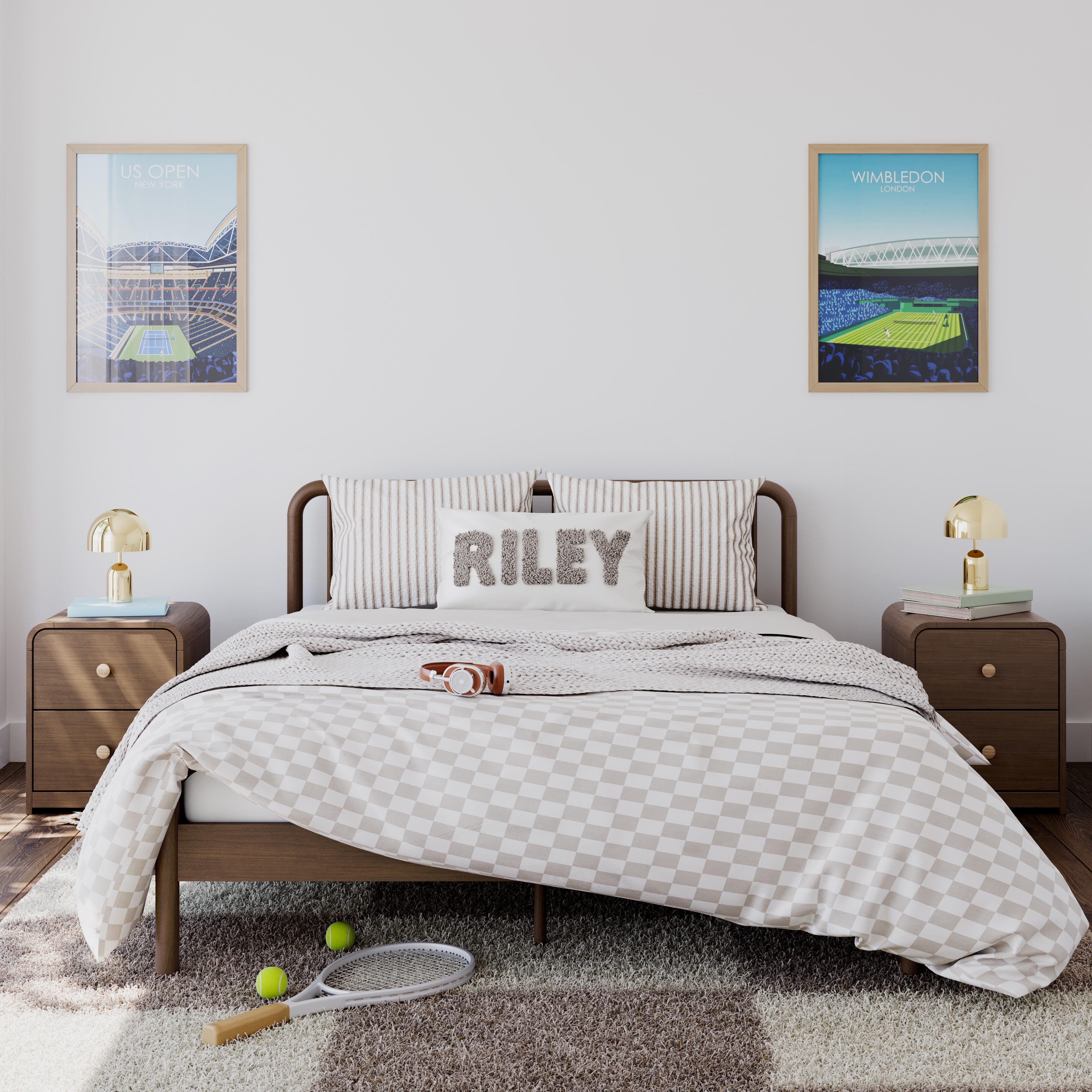 Click here for Storkcraft Porto Queen Open Frame Bed  Hazelnut prices