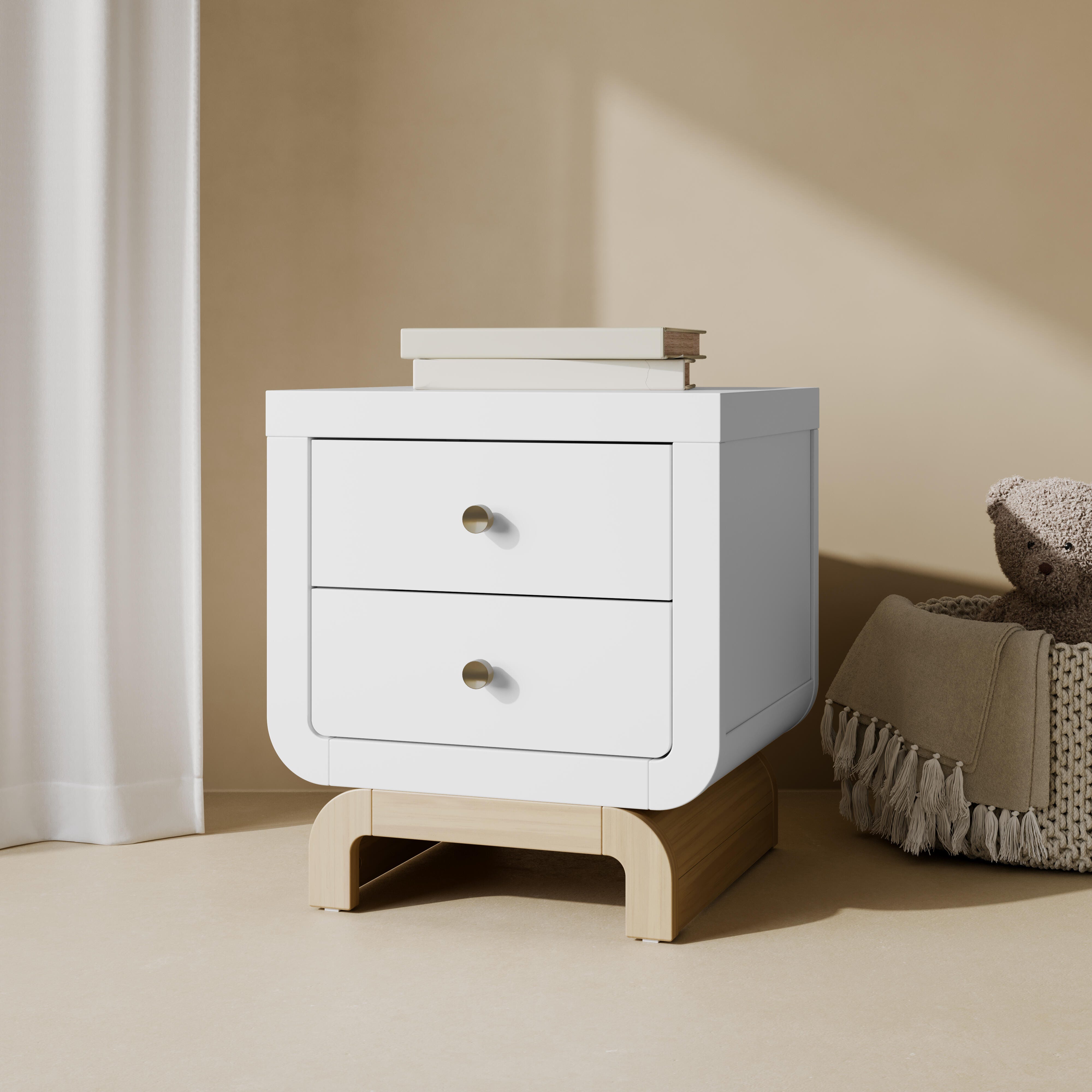 Click here for Storkcraft Santorini 20 2 Drawer Nightstand  White... prices