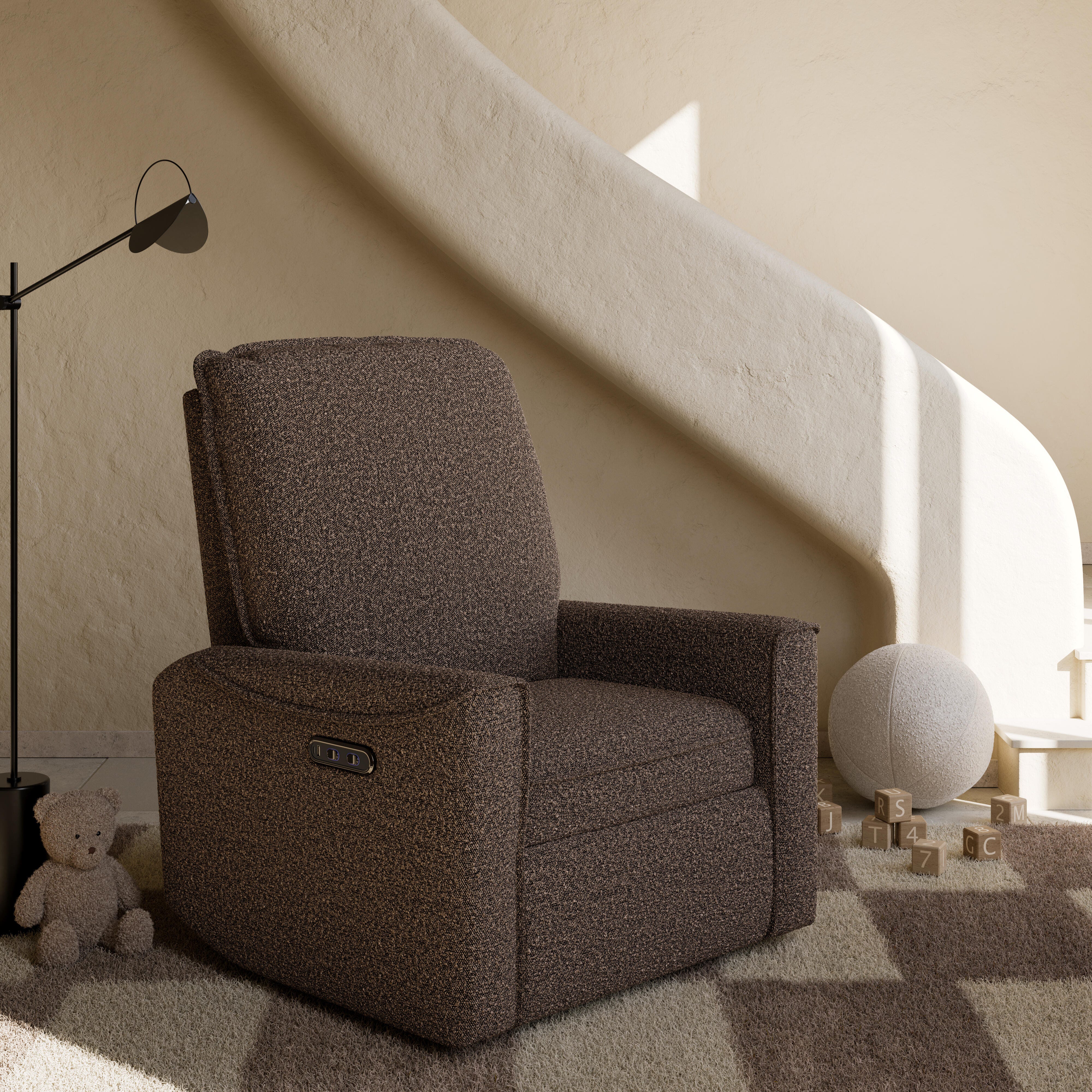 Click here for Storkcraft Santos Deluxe Power Swivel Glider Recli... prices