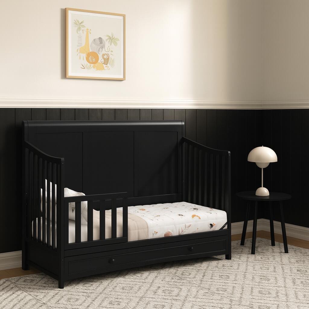 Click here for Graco Toddler Safety Guardrail (Slats)  Black prices
