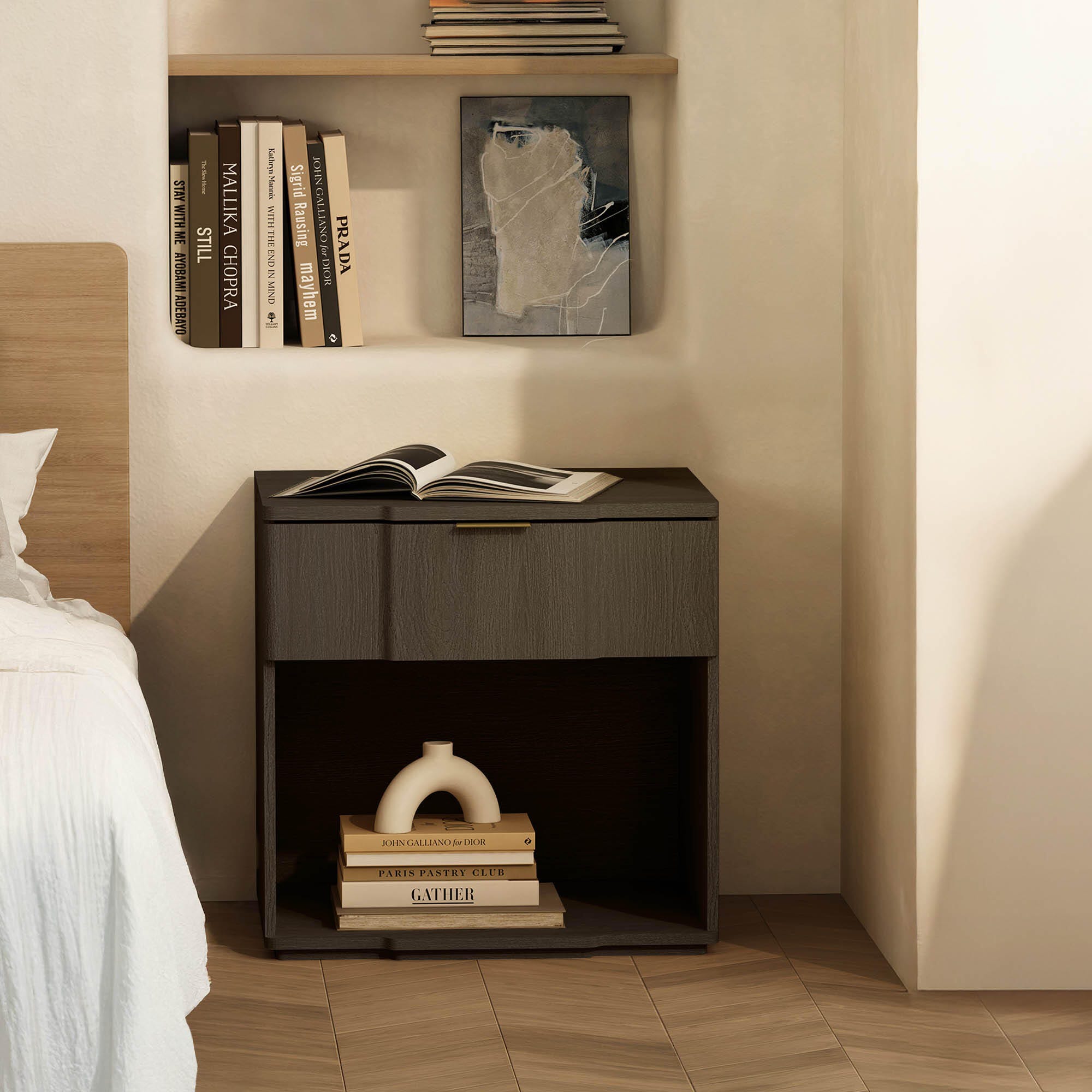 Click here for Manhattan Comfort Clive 22 1 Drawer Nightstand  Wa... prices