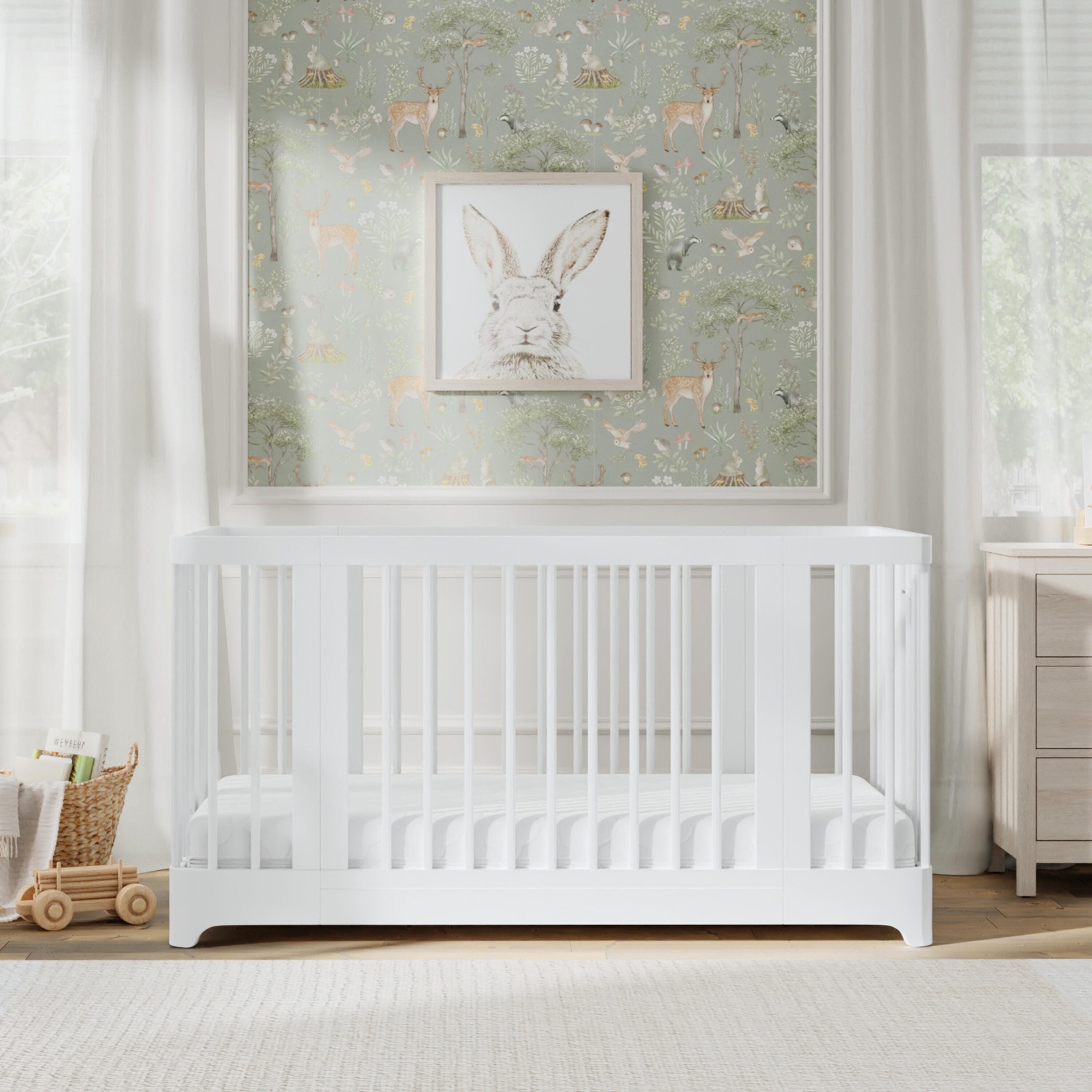 Click here for Newton Baby Nest Convertible Crib  White prices