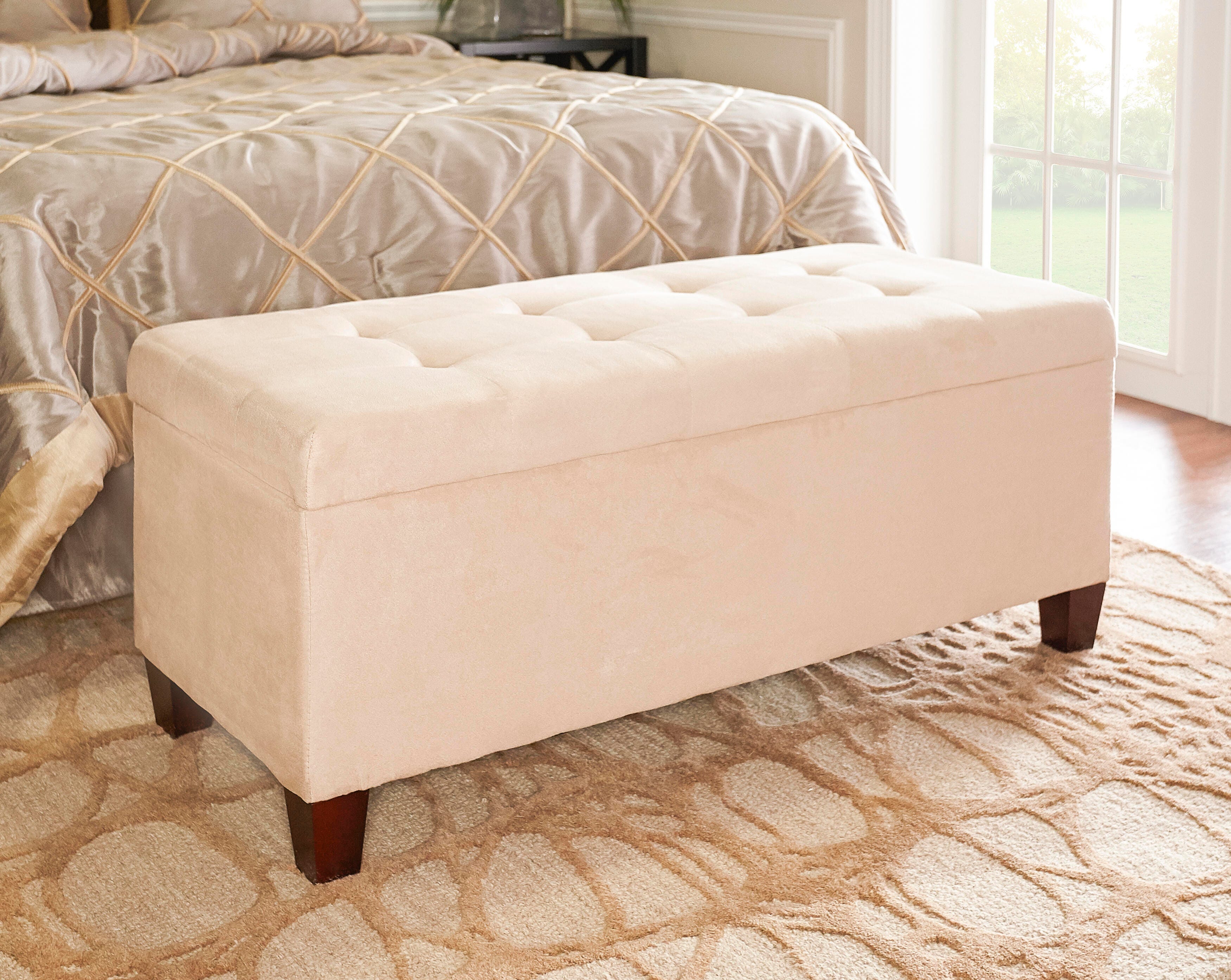 Click here for Shoe Storage Ottoman  Beige prices