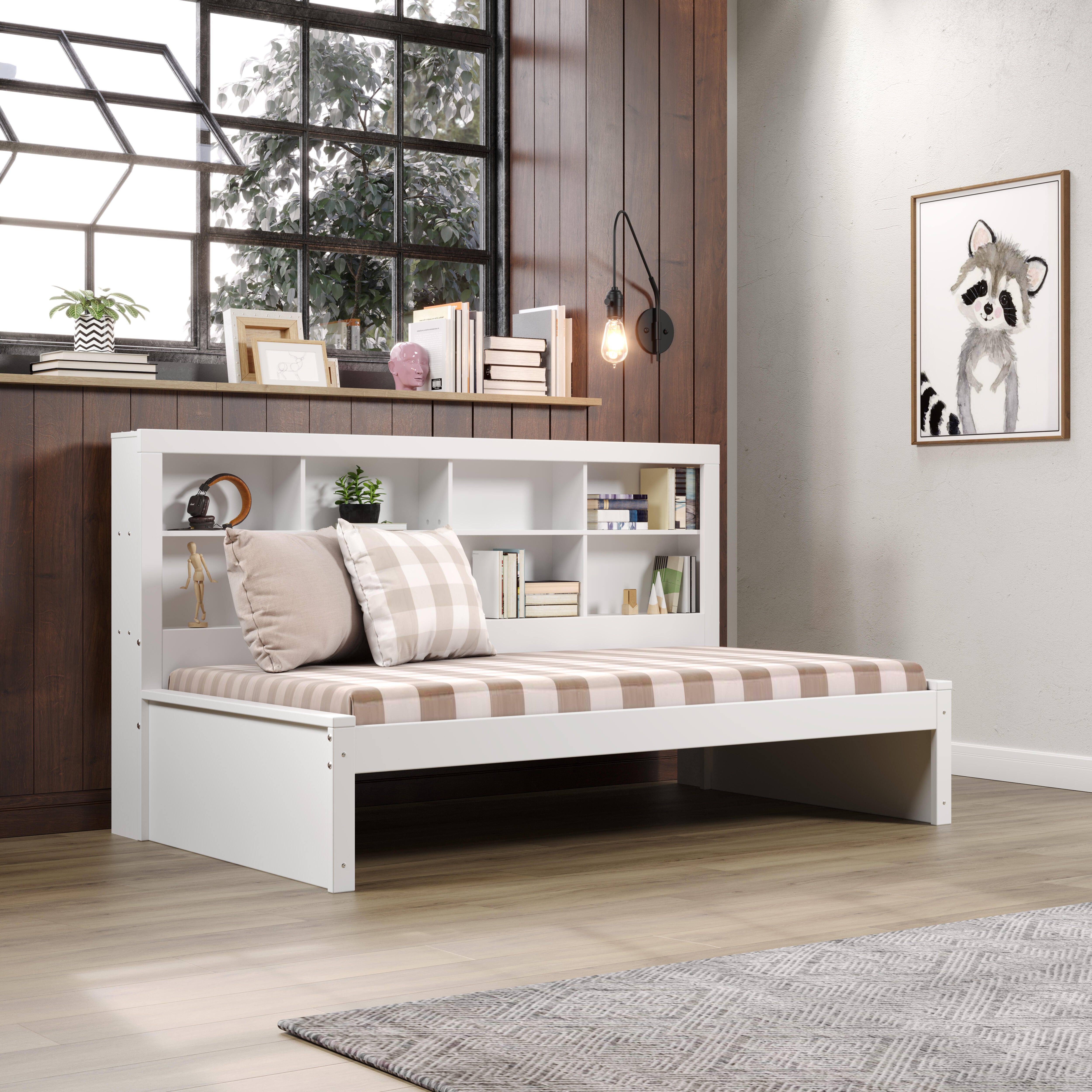 Click here for Donco Kids Bookcase Twin Day Bed  White prices