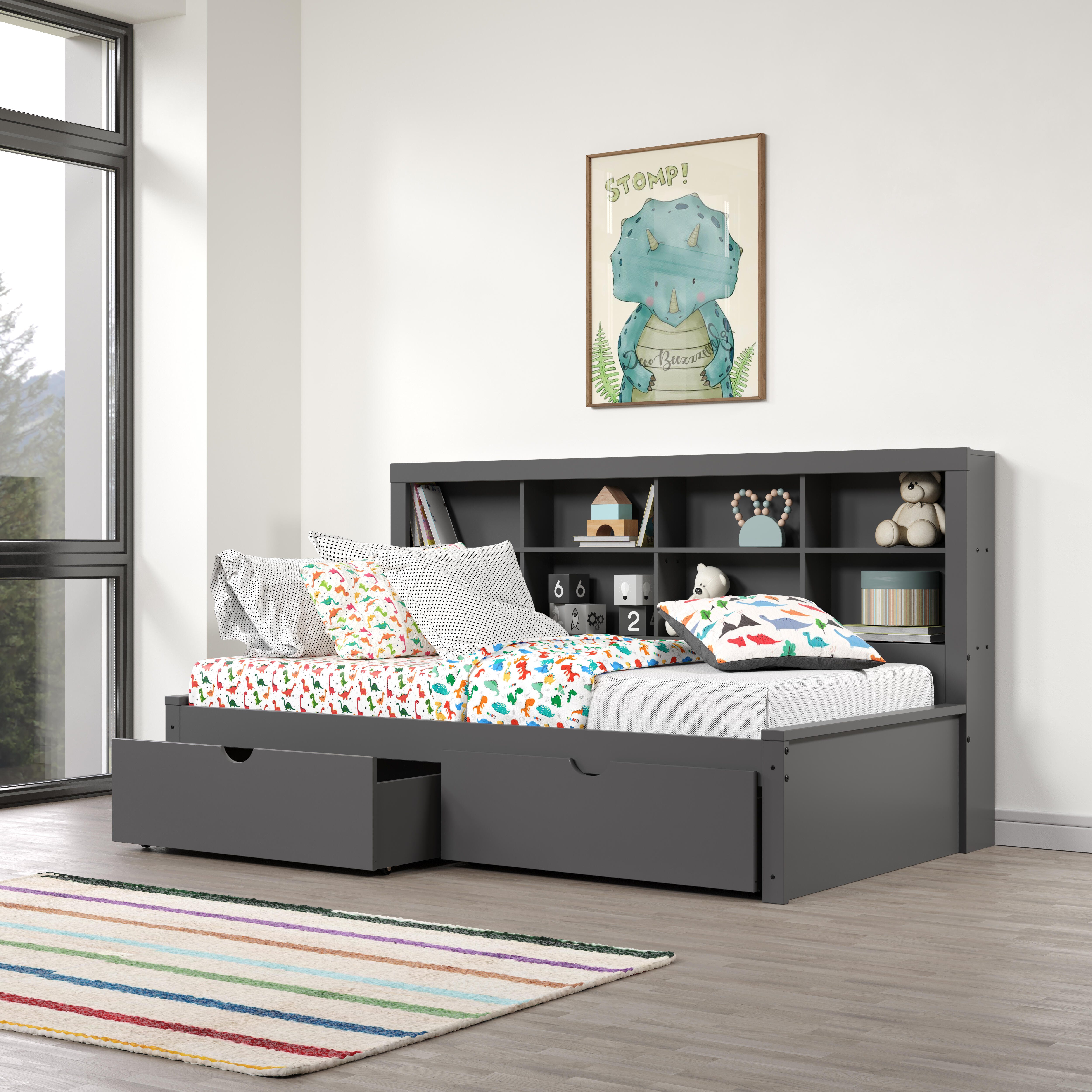 Click here for Donco Kids Bookcase Twin Daybed with Dual Underbed... prices