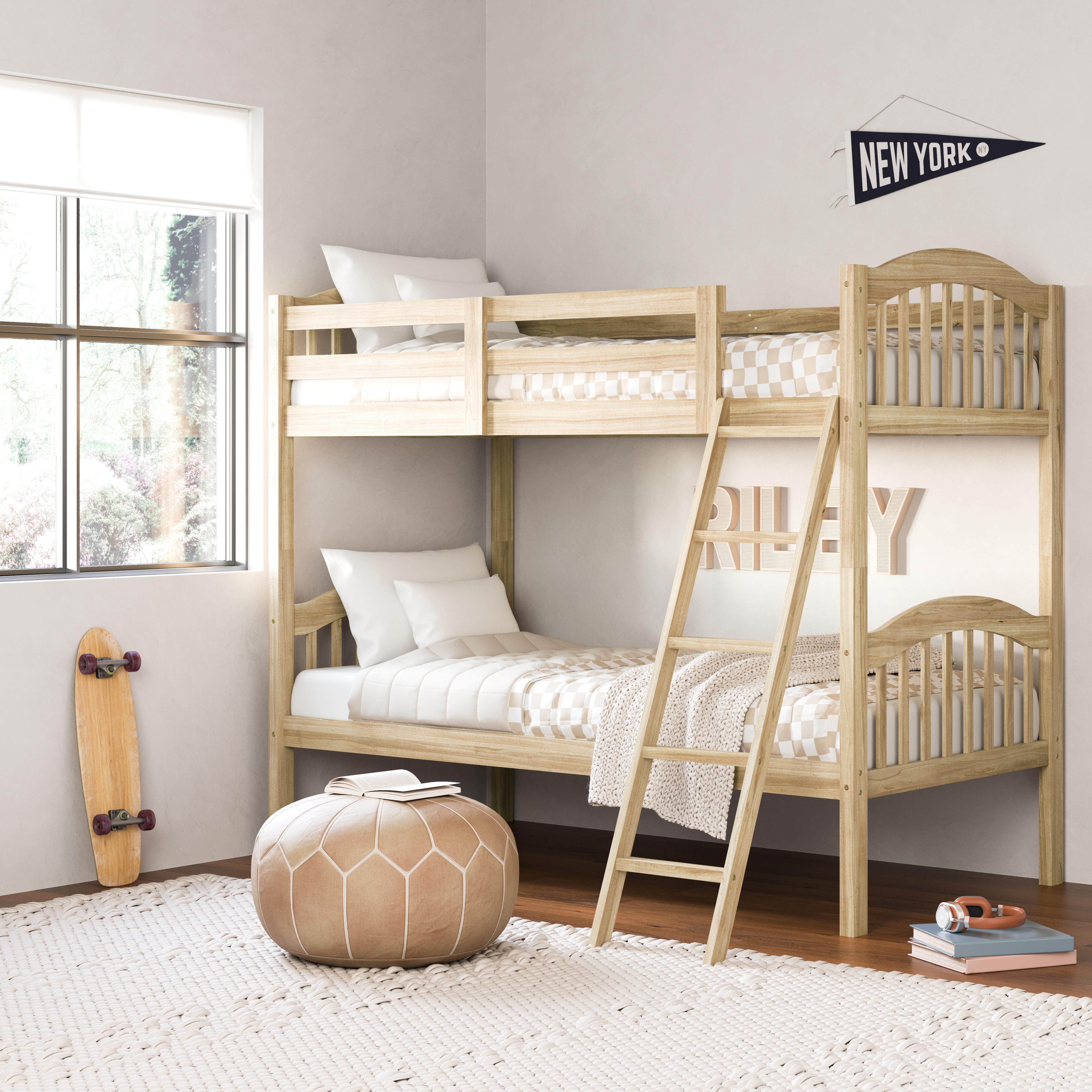 Click here for Storkcraft Longhorn Twin-over-Twin Bunk Bed  Natur... prices