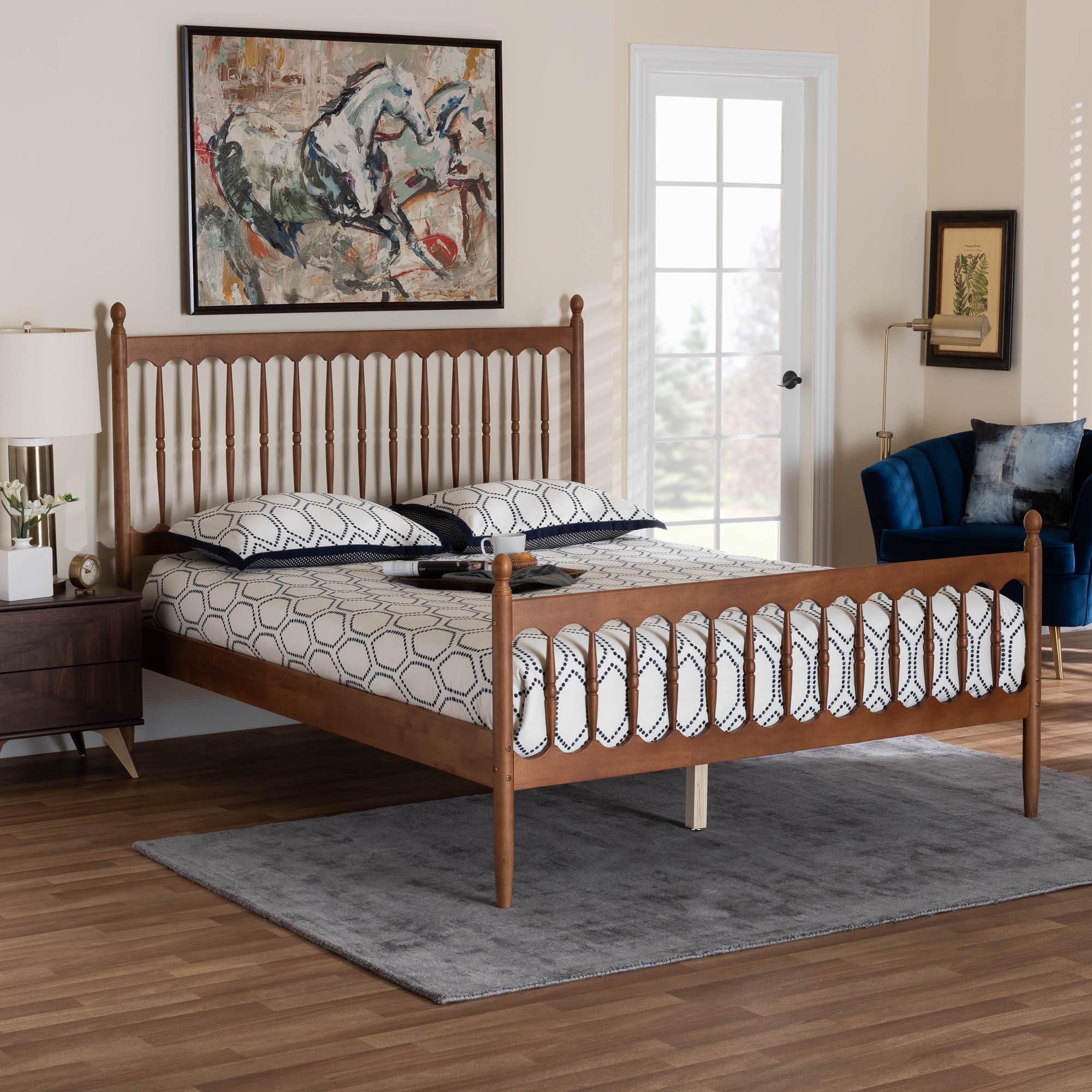 Click here for Baxton Studio Deance Queen Panel Platform Bed  Wal... prices