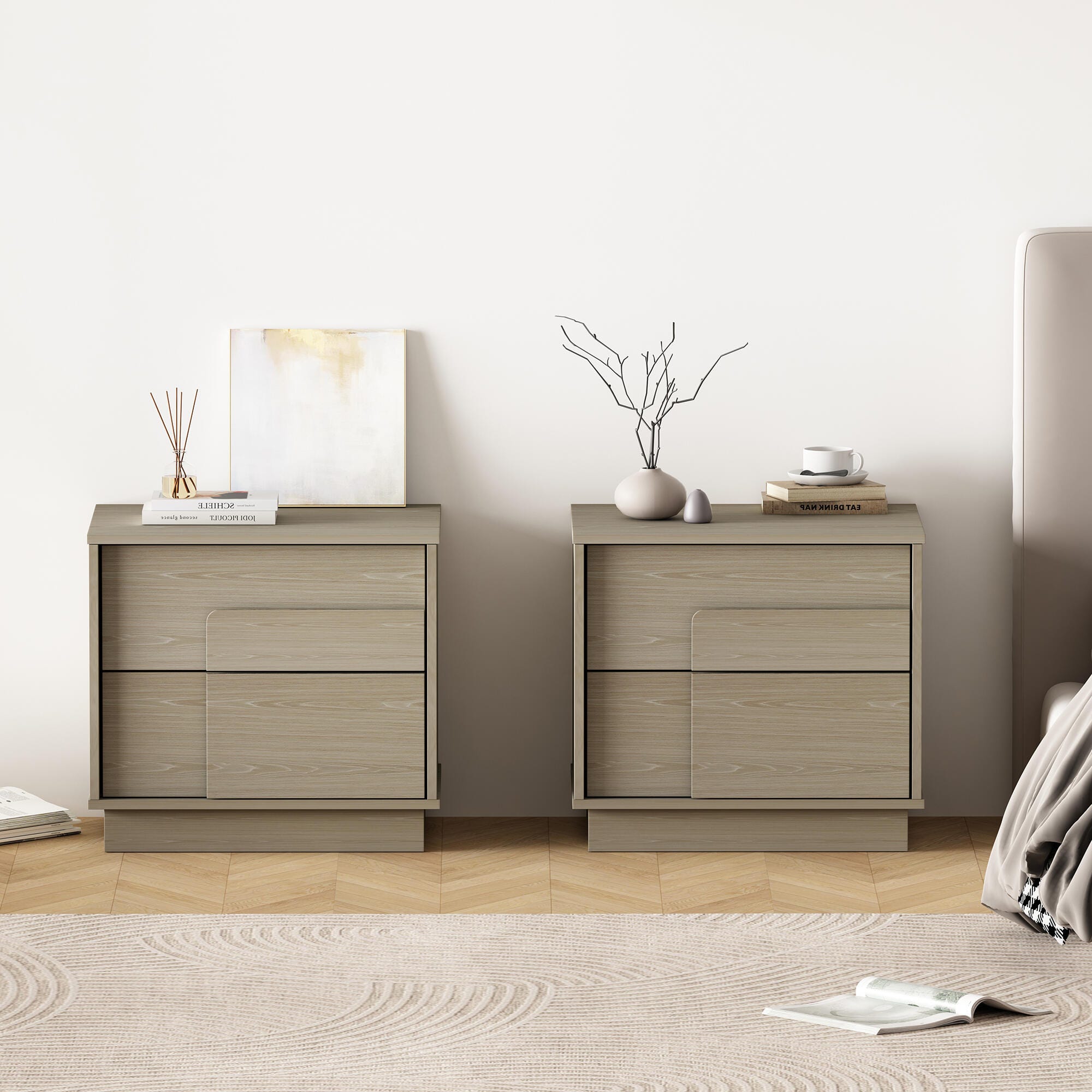 Click here for Manhattan Comfort Horizon 22 2 Drawer Nightstand (... prices