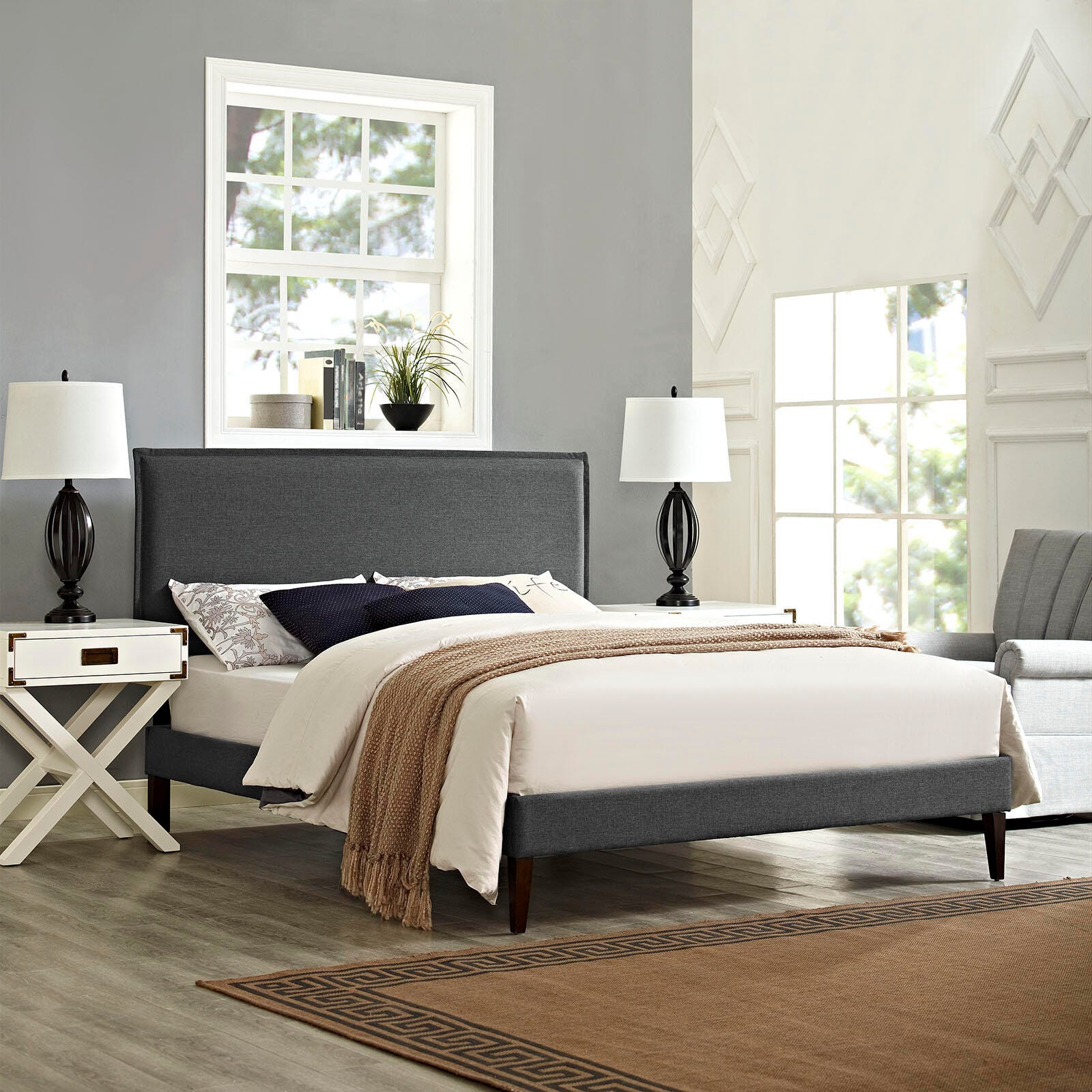 Click here for Modway Celine Full Platform Bed with Tapered Legs... prices