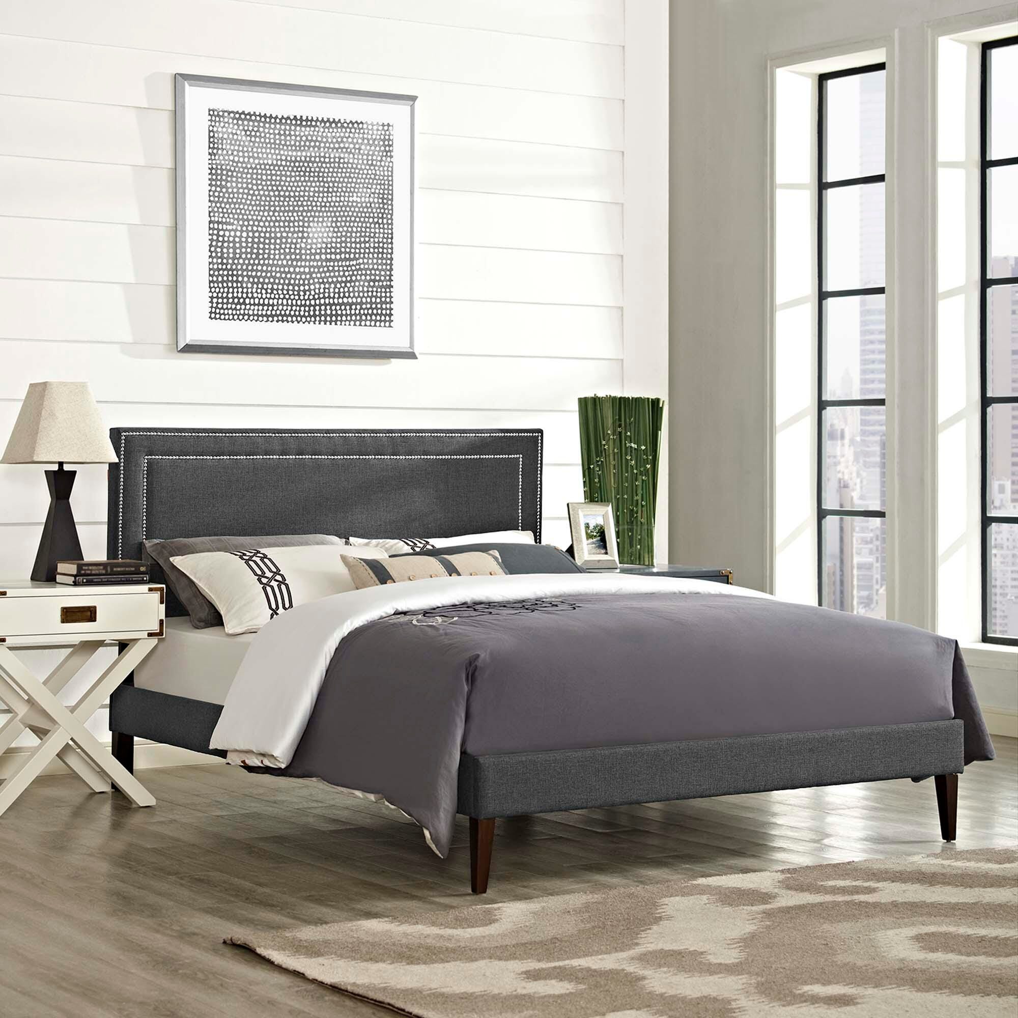 Click here for Modway Virginia Full Platform Bed with Tapered Leg... prices