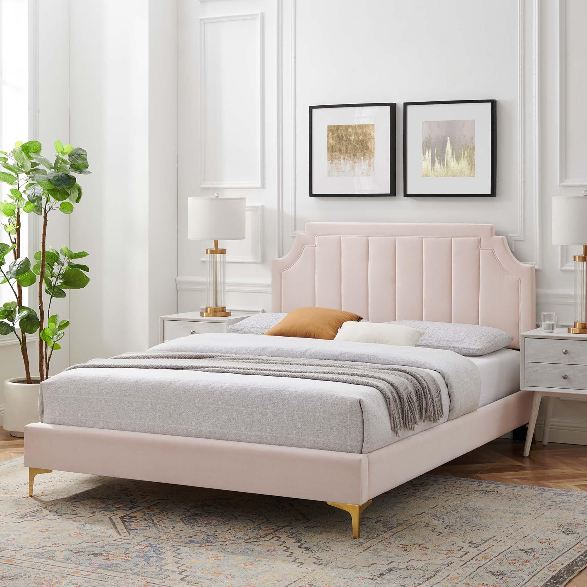 Click here for Modway Sienna Twin Platform Bed  Pink prices