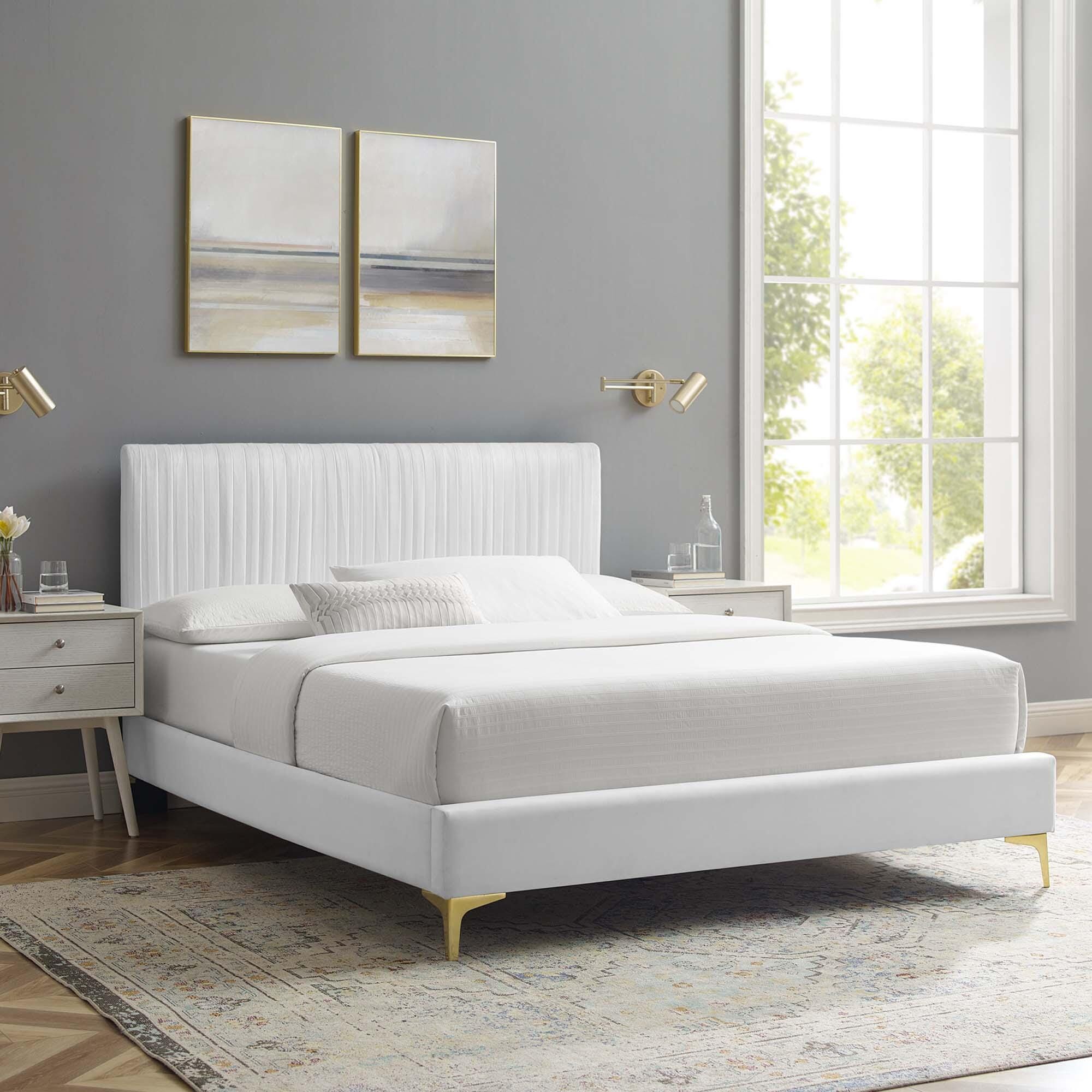 Click here for Modway Peyton Full Platform Bed  White prices
