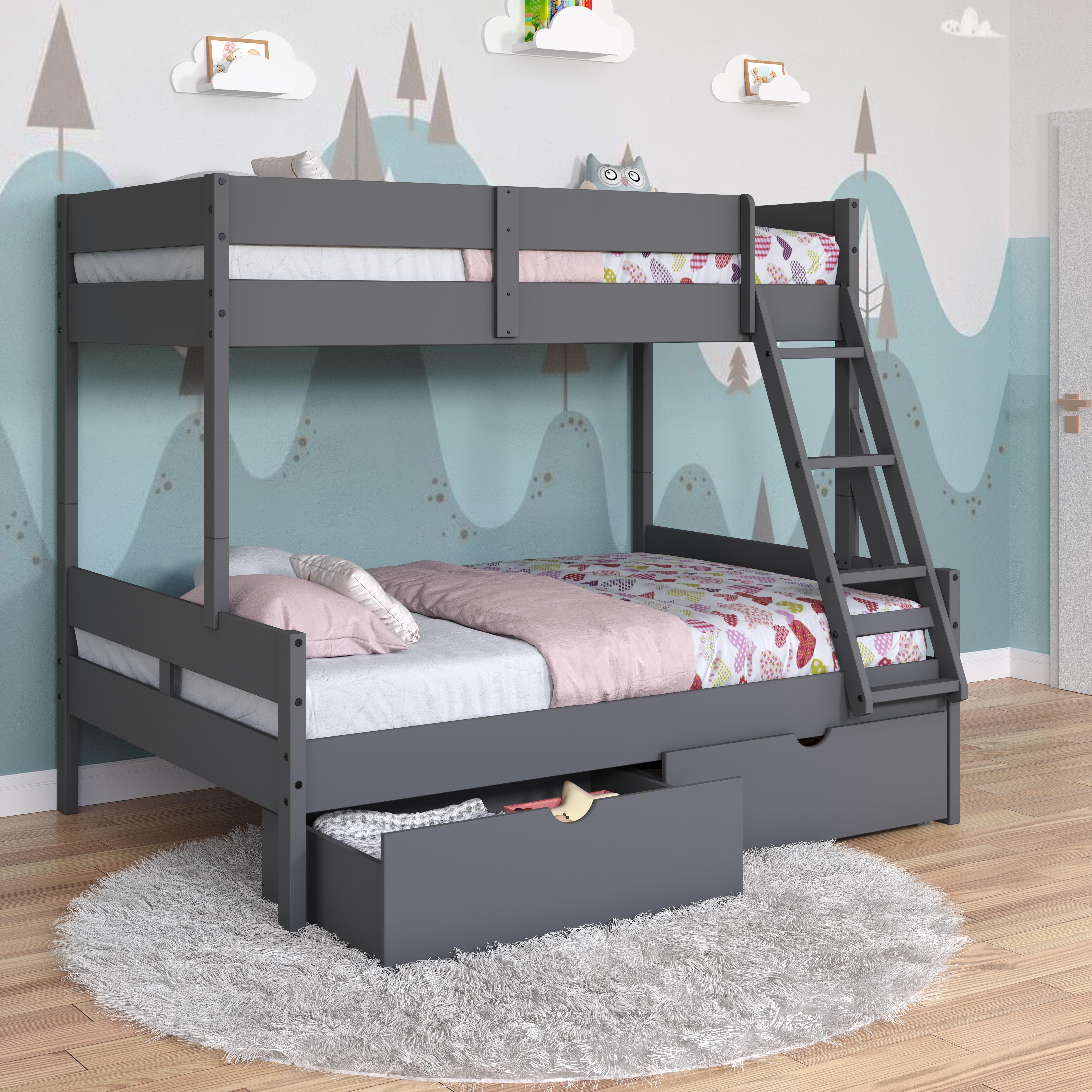 Click here for Donco Kids Low Board Twin over Full Bunkbed with 2... prices