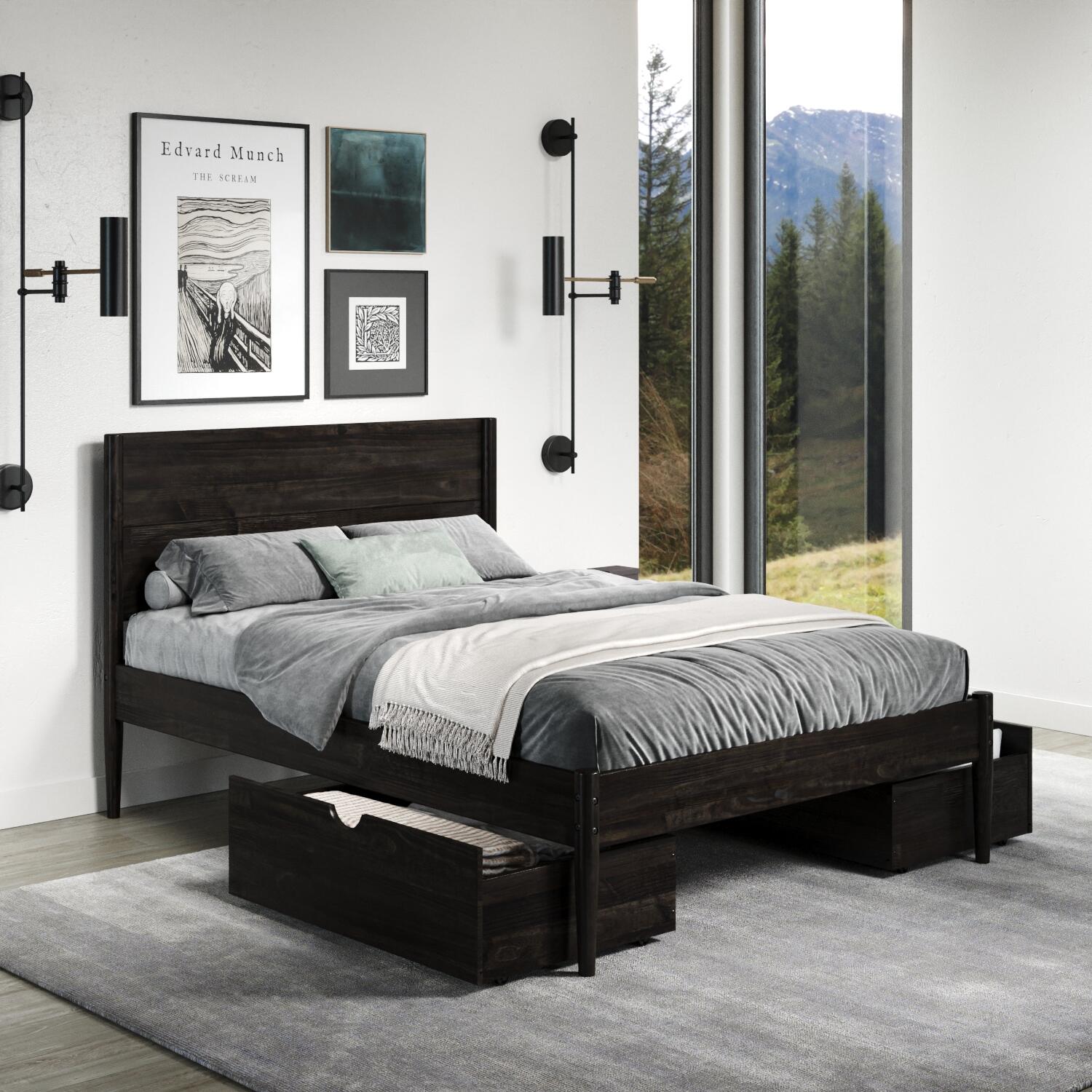 Click here for Donco Kids Mid Center Queen Platform Bed with 2 St... prices