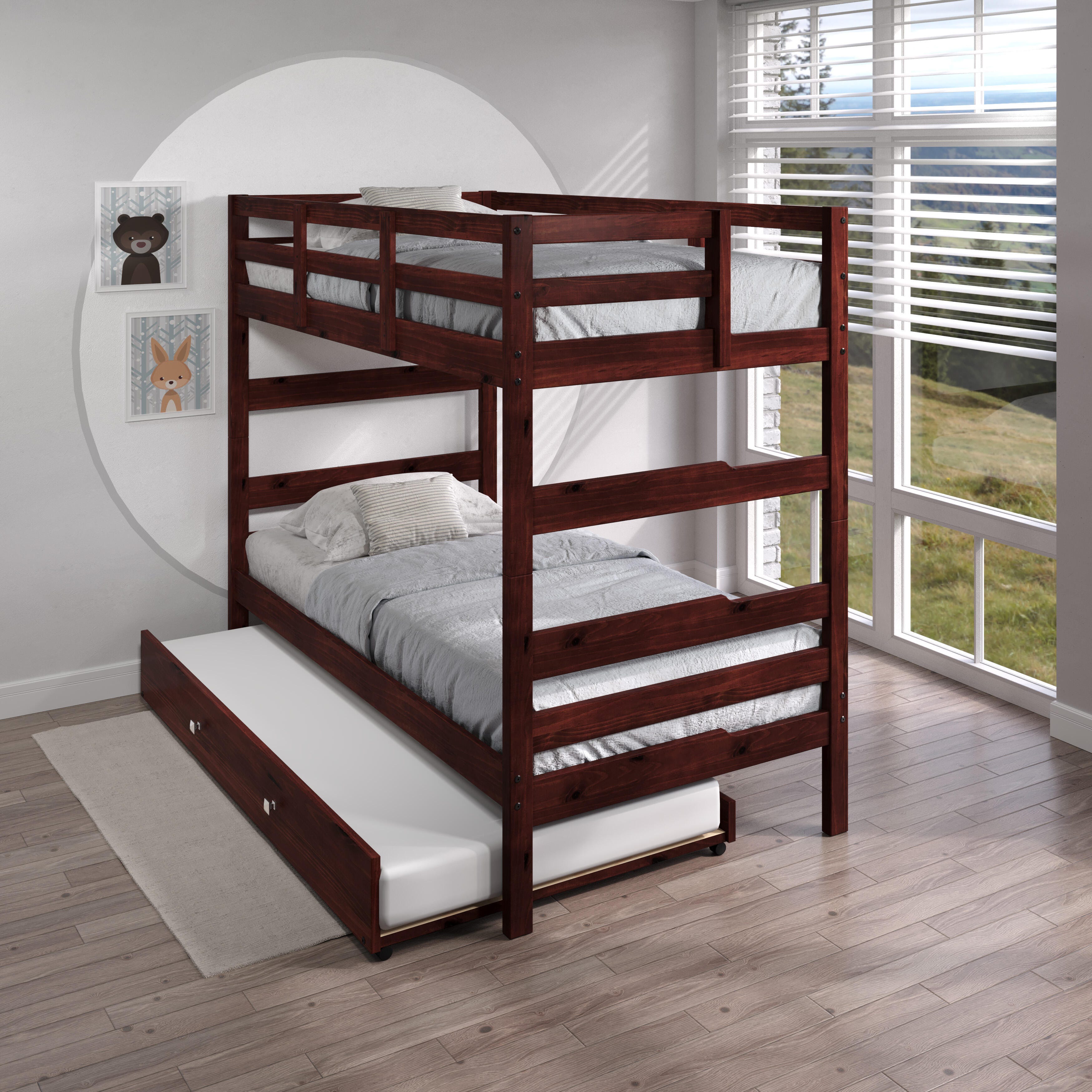 Click here for Donco Kids Promo Shaker Twin over Twin Bunkbed wit... prices
