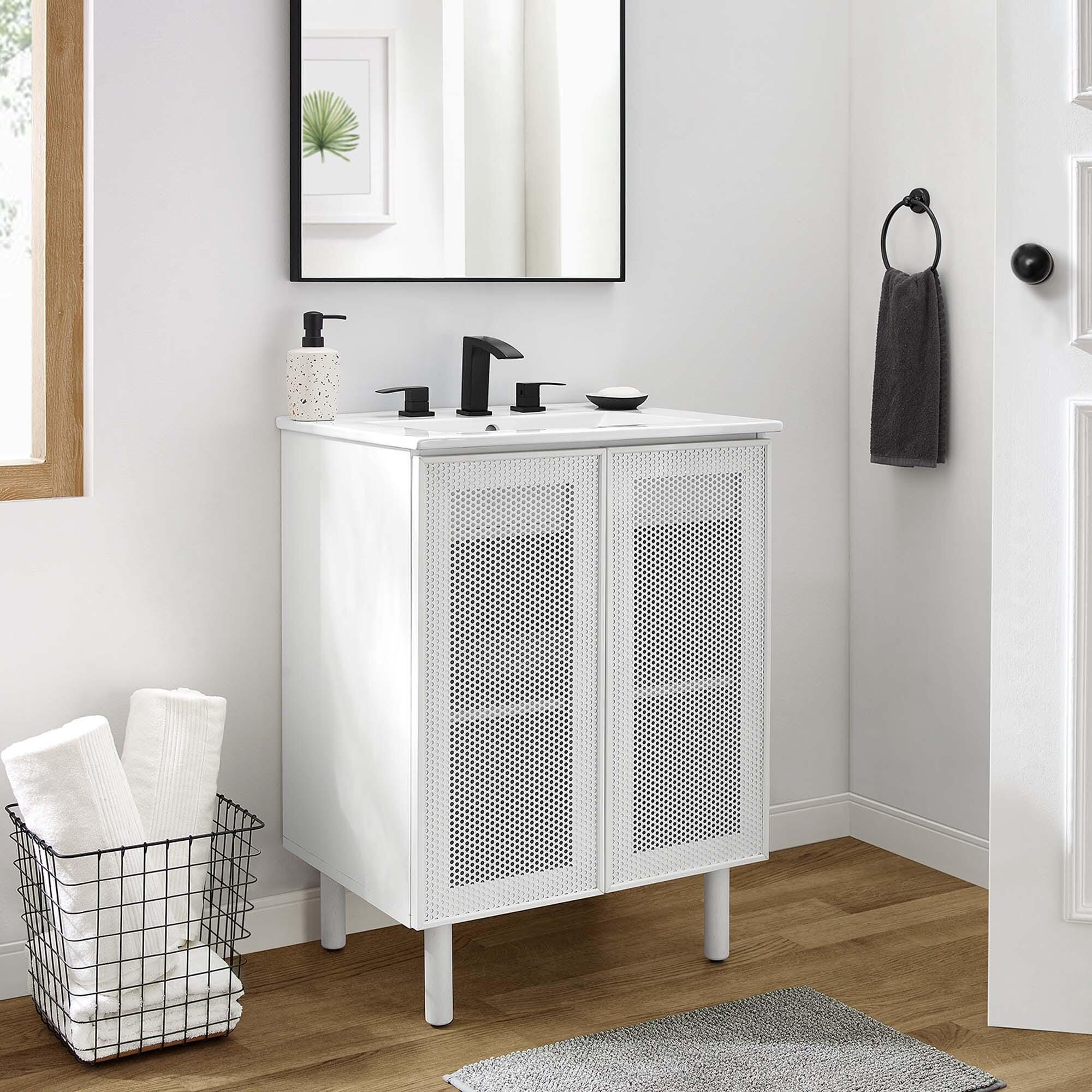 Click here for Modway Calla 25 Bathroom Vanity  White prices