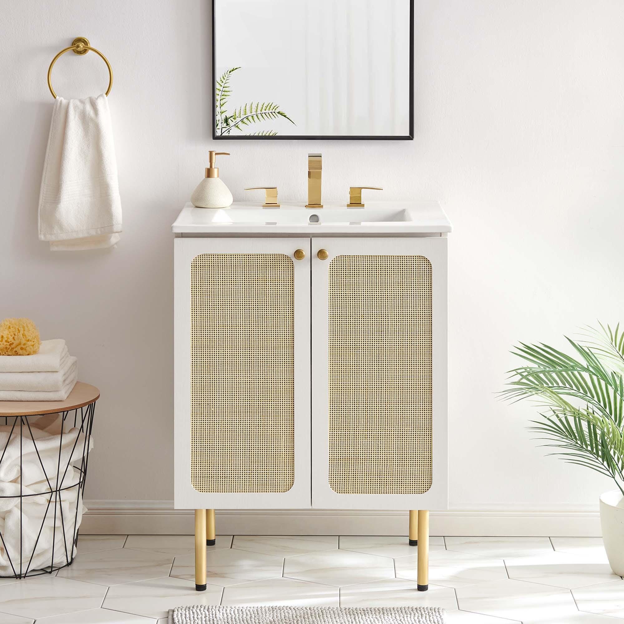 Click here for Modway Chaucer 25 Bathroom Vanity  White prices