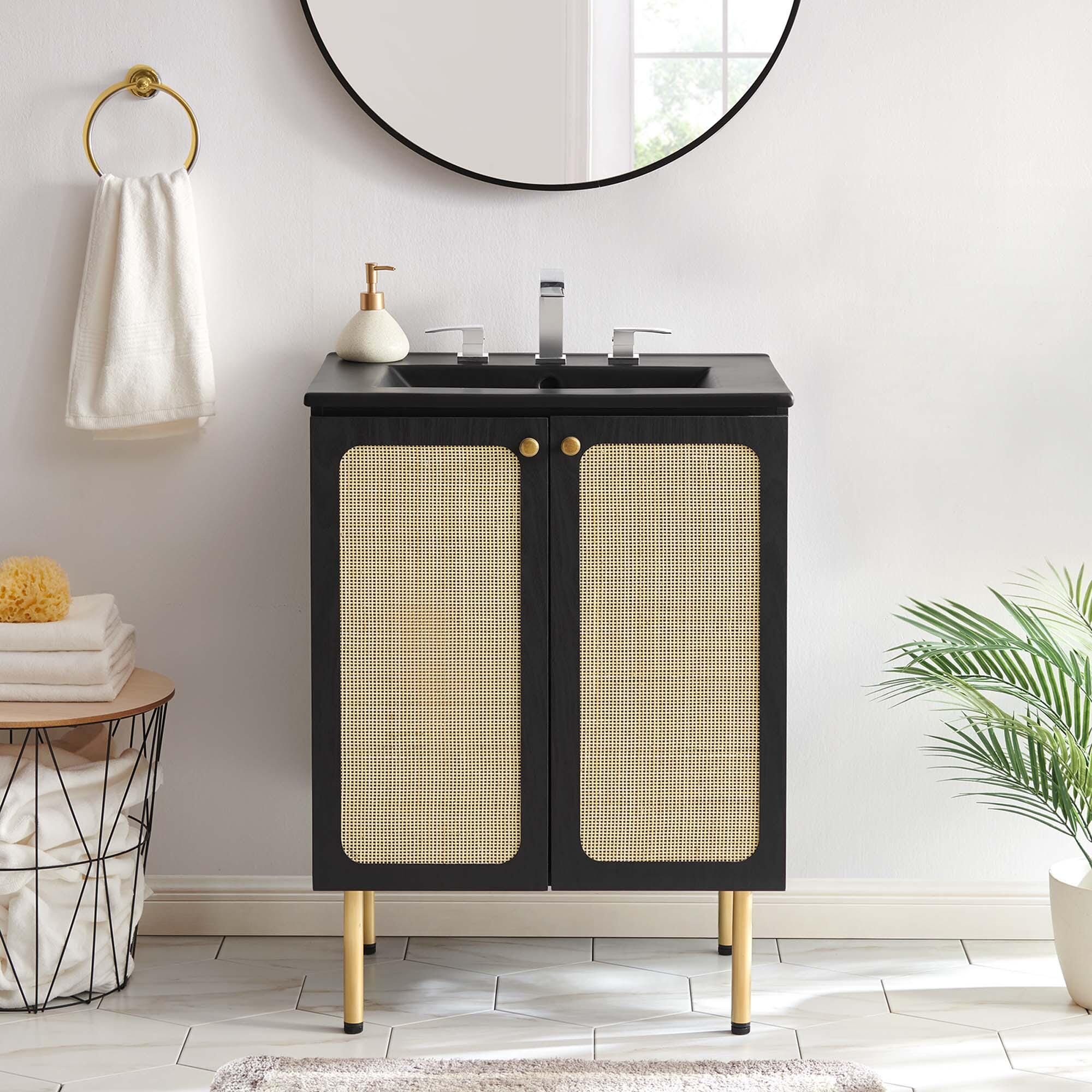 Click here for Modway Chaucer 25 Bathroom Vanity  Black prices