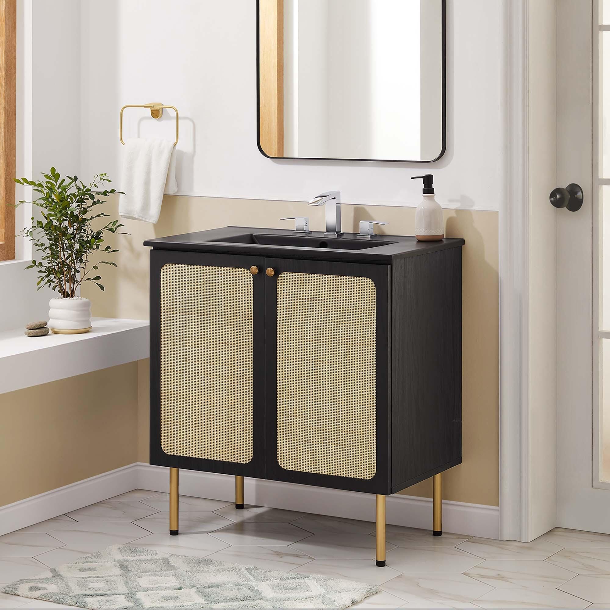 Click here for Modway Chaucer 30 Bathroom Vanity  Black prices