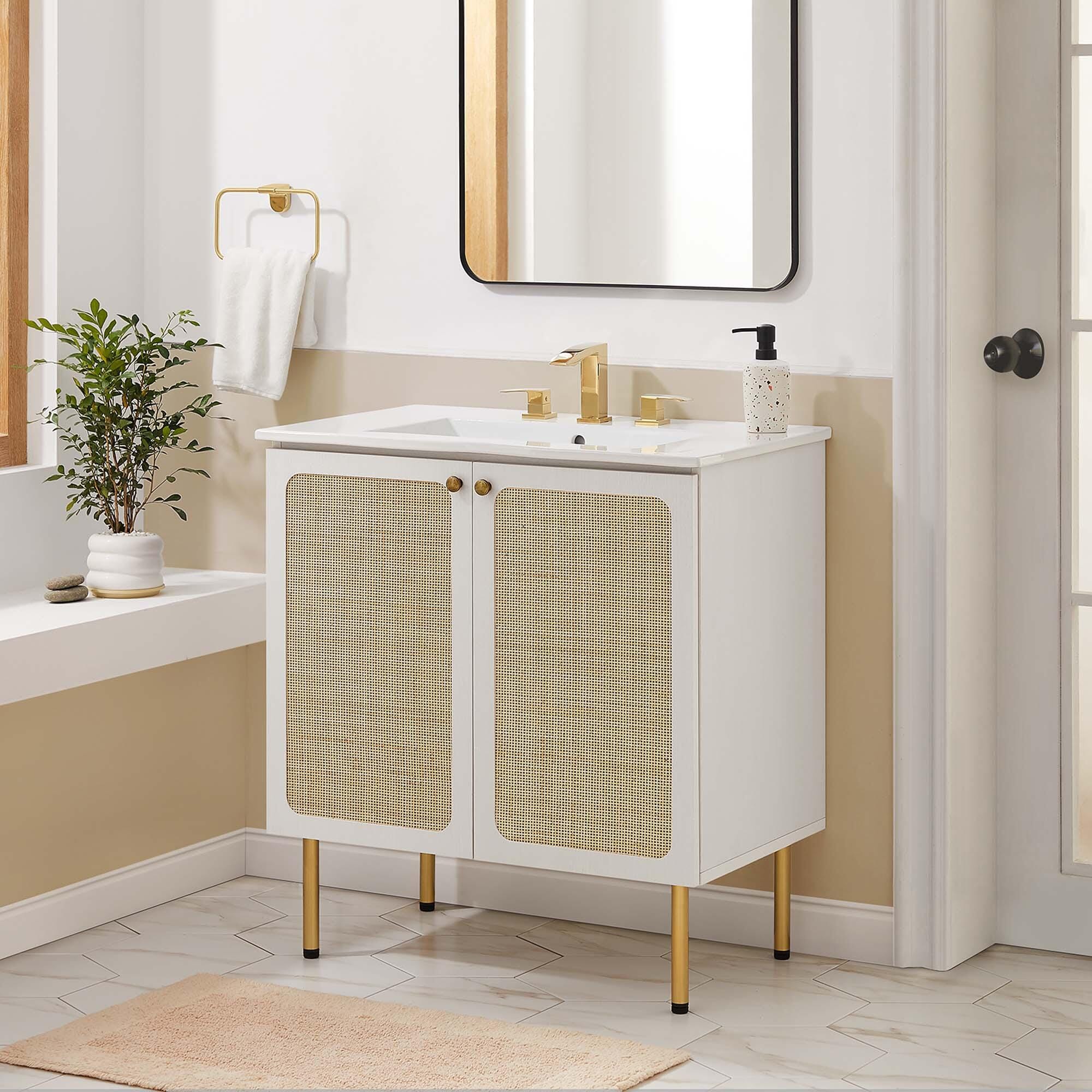 Click here for Modway Chaucer 30 Bathroom Vanity  White prices