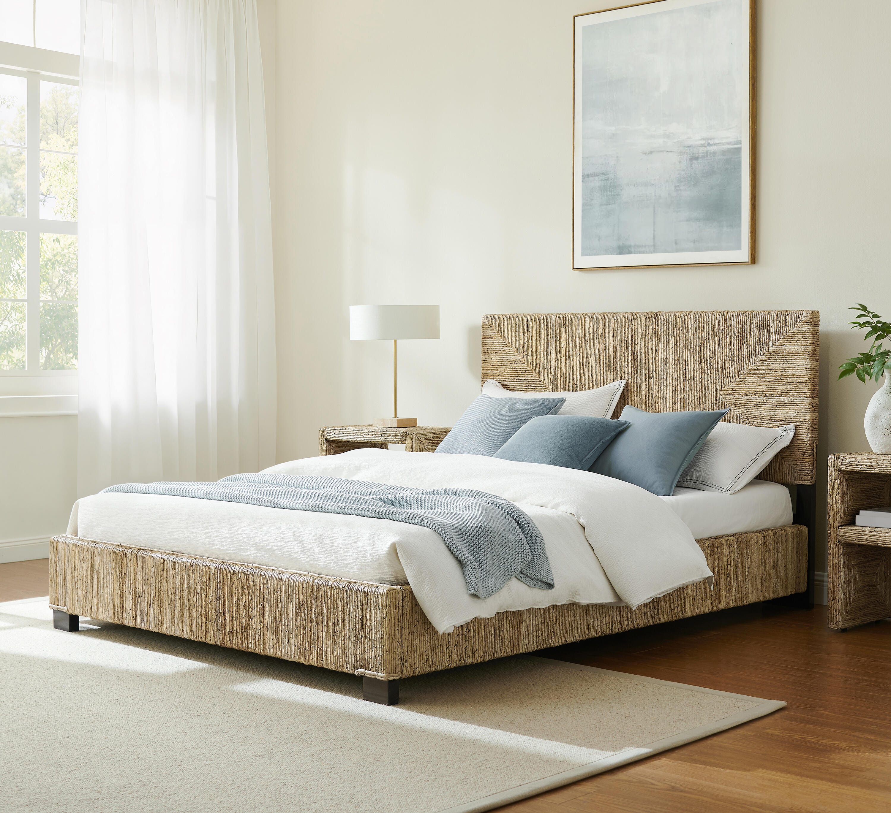 Click here for Crosley Furniture Marella Queen Bed  Banana Leaf prices