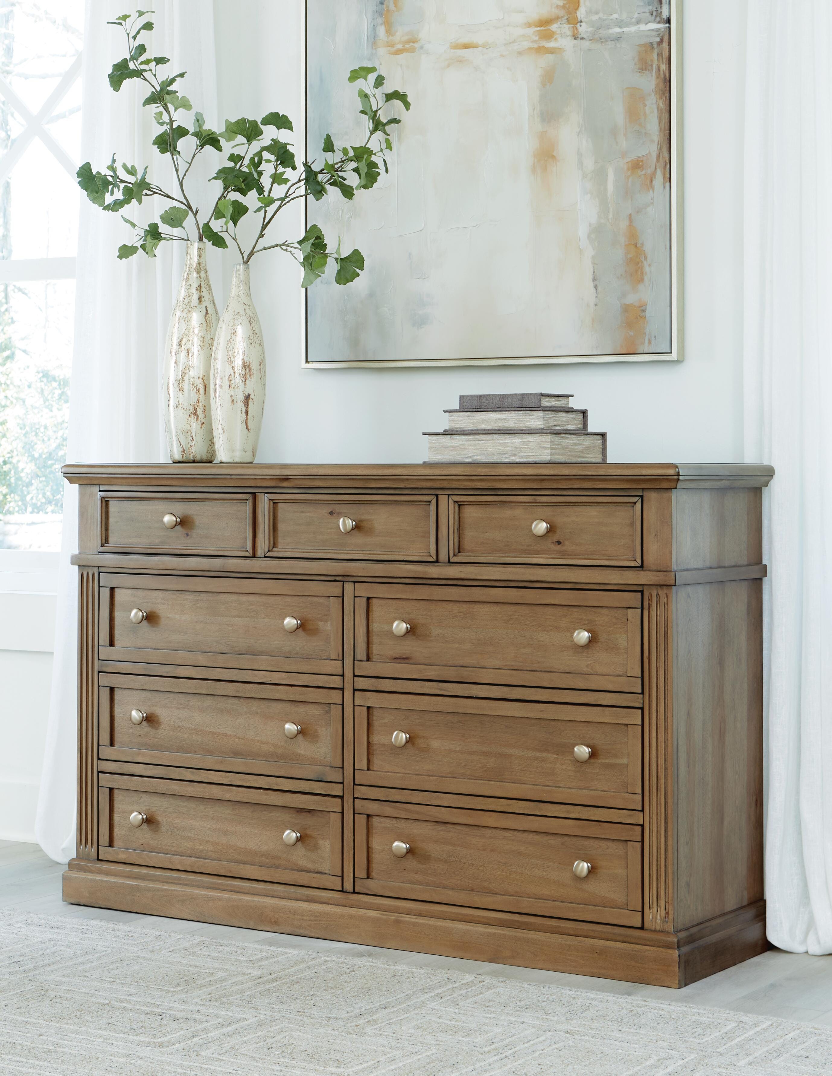 Click here for Mylarken 9 Drawer Dresser  Brown prices