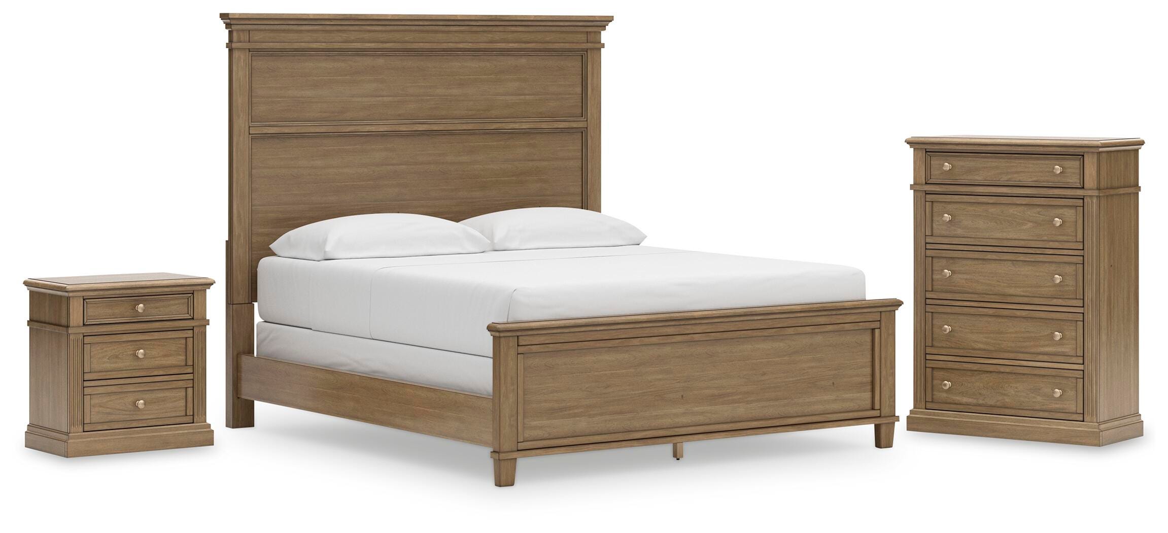 Click here for Mylarken California King Panel Bed with Chest and... prices