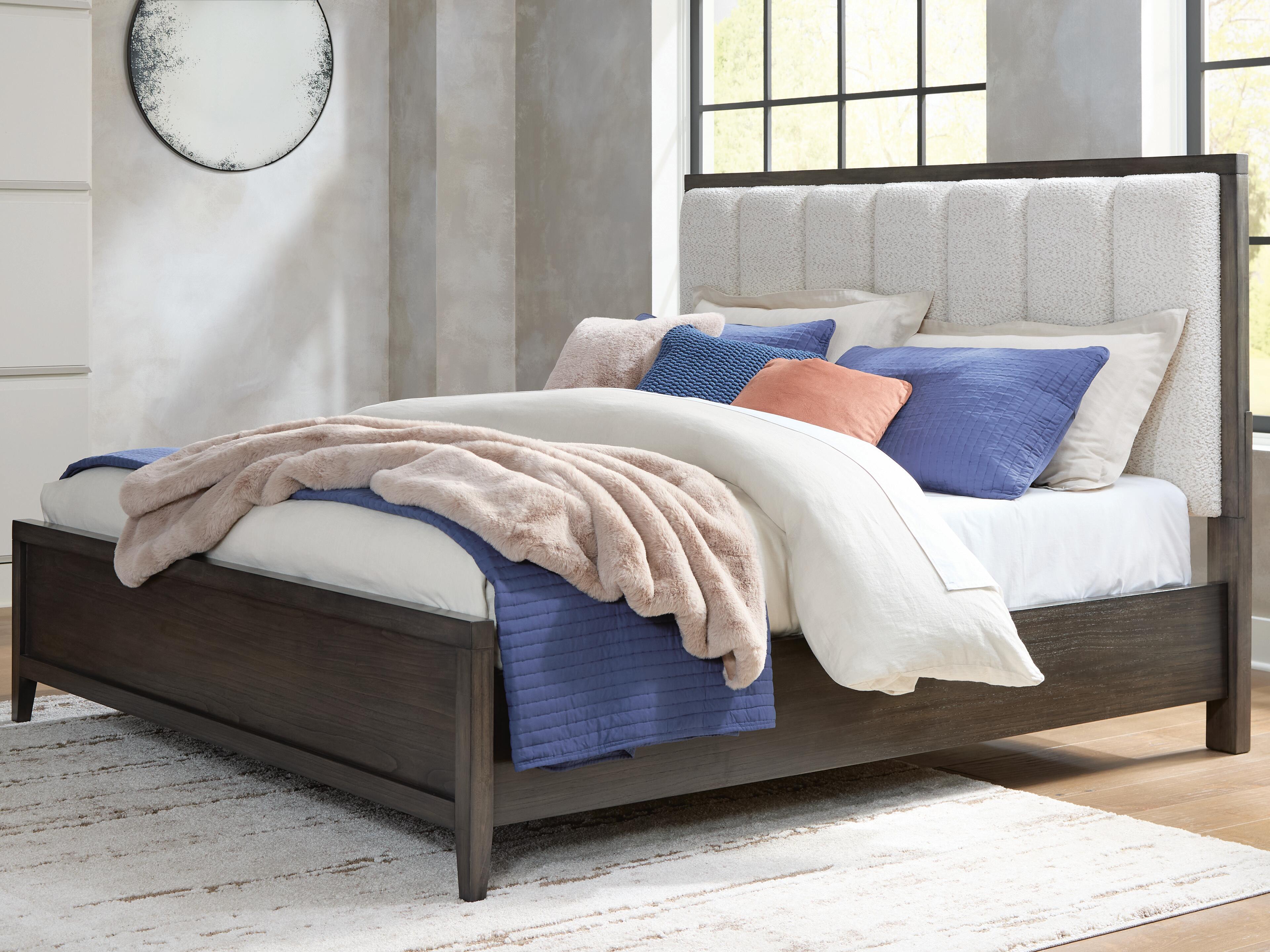Click here for Westonfort King Upholstered Panel Bed  Espresso prices