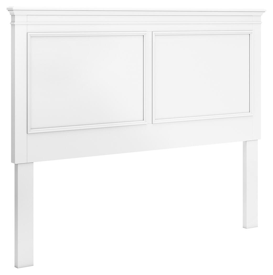 Click here for Fortman Queen Panel Headboard  White prices