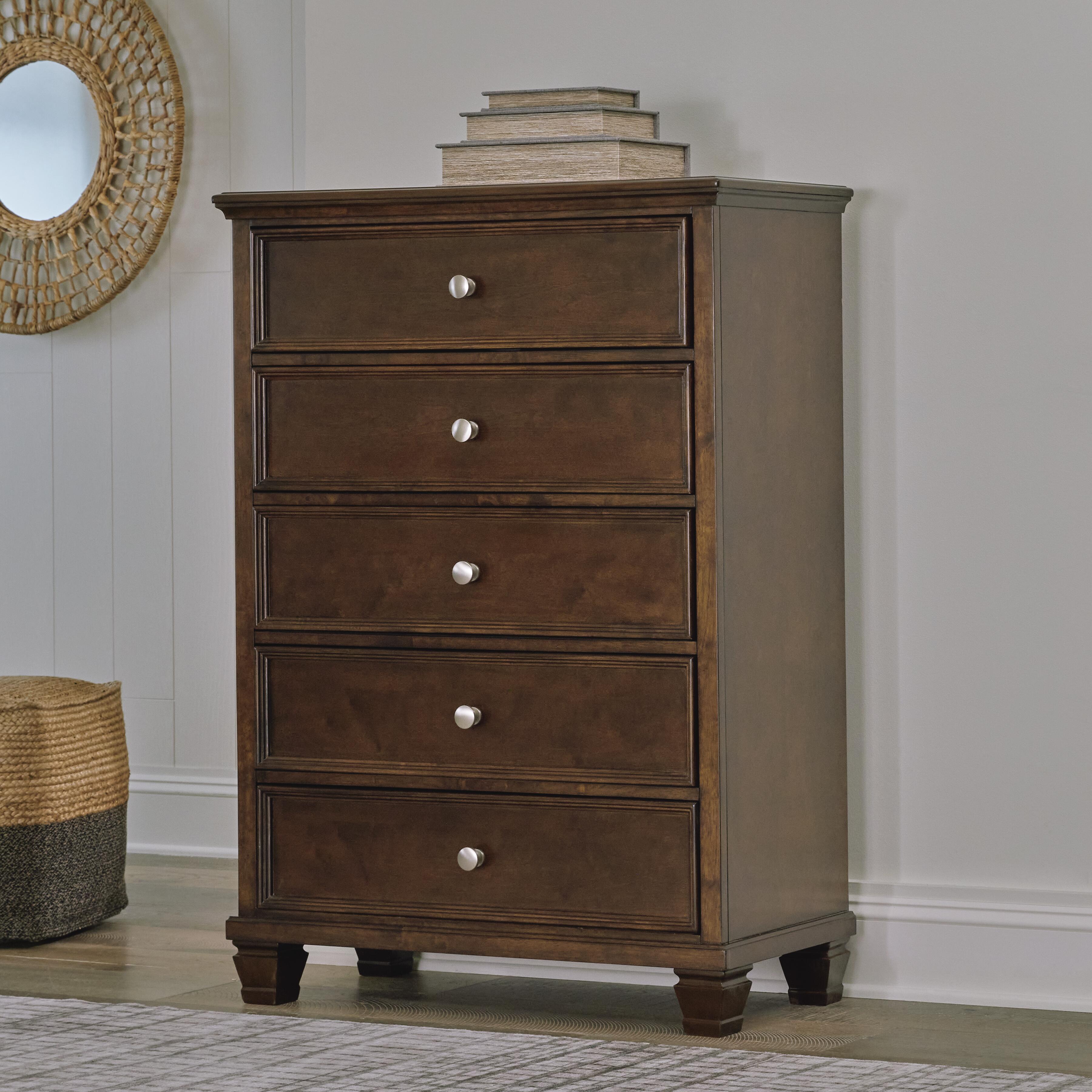 Click here for Danabrin 5 Drawer Chest of Drawers  Brown prices
