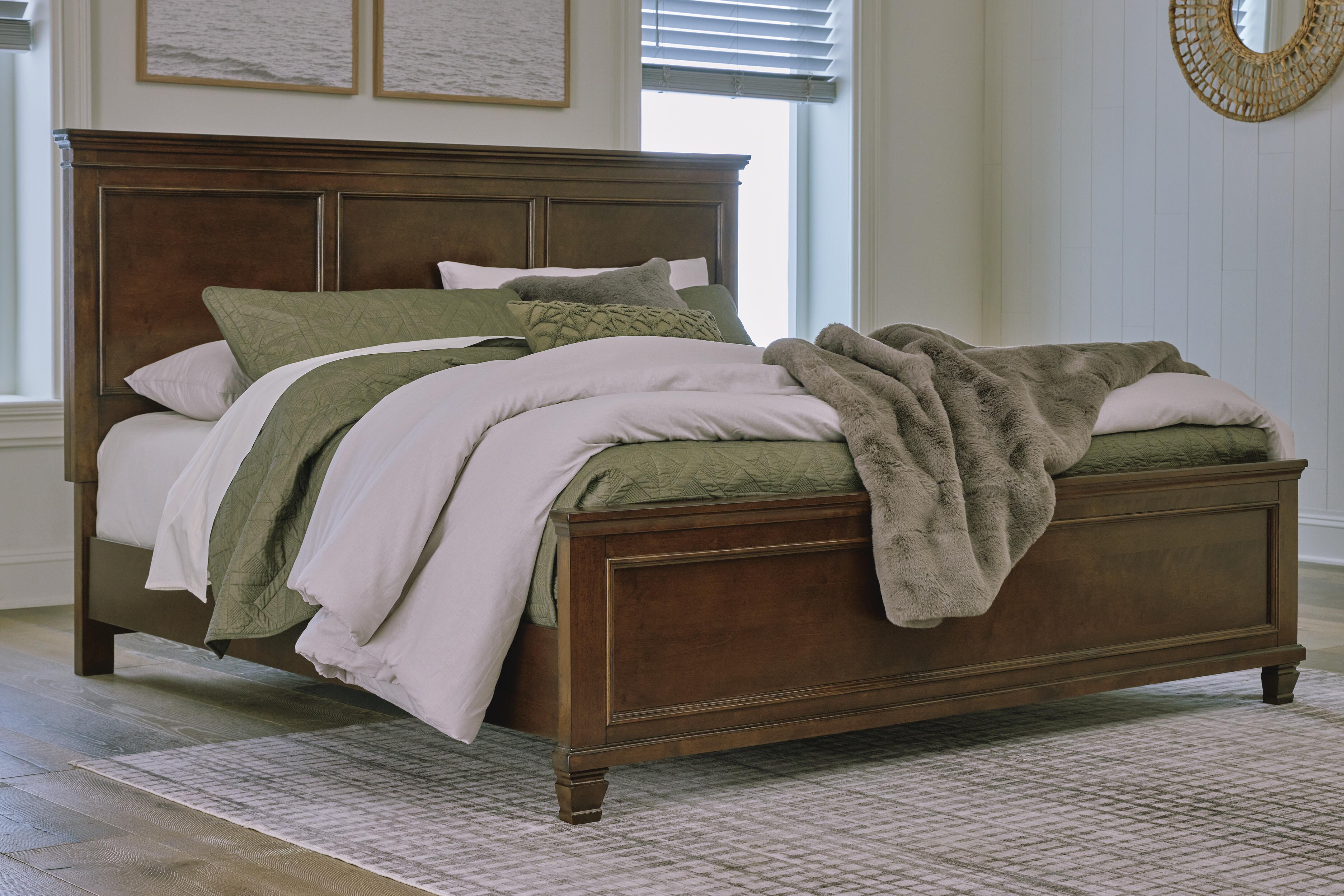 Click here for Danabrin King Panel Bed  Brown prices