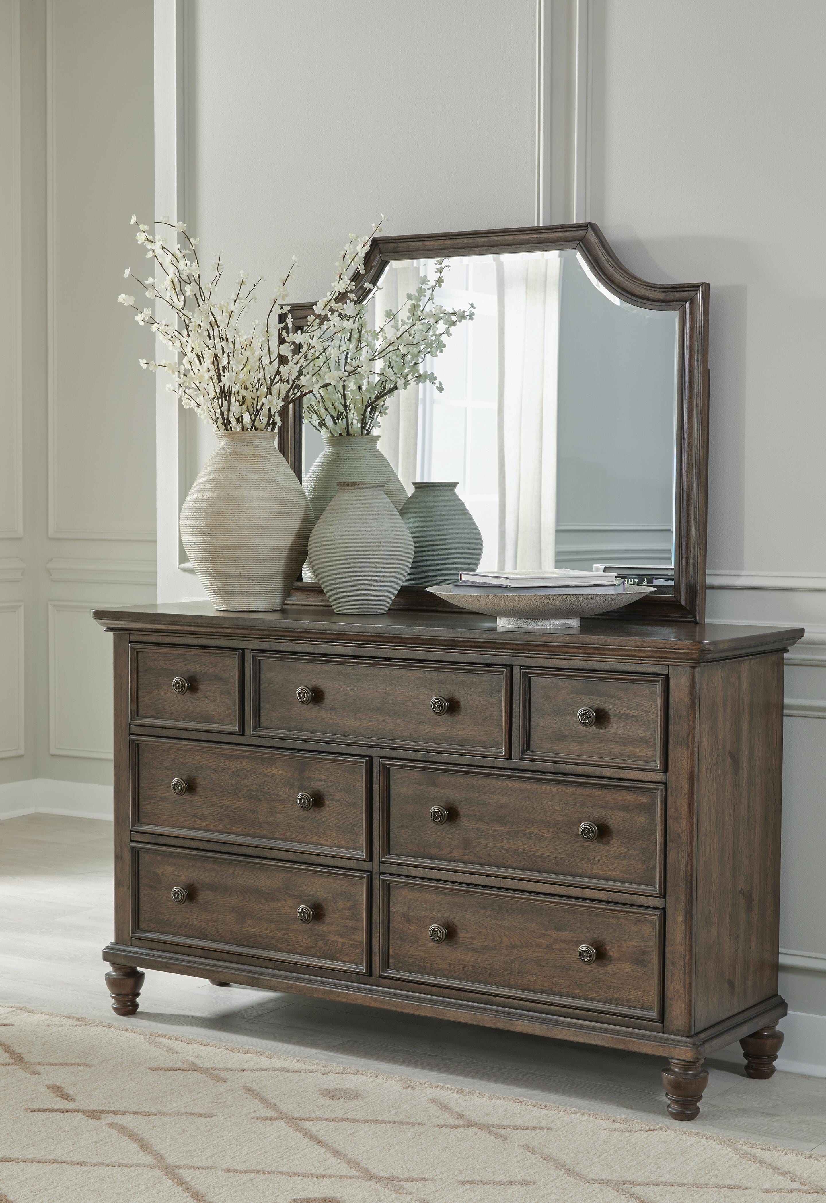 Click here for Veramond 7 Drawer Dresser and Mirror  Dark Brown prices