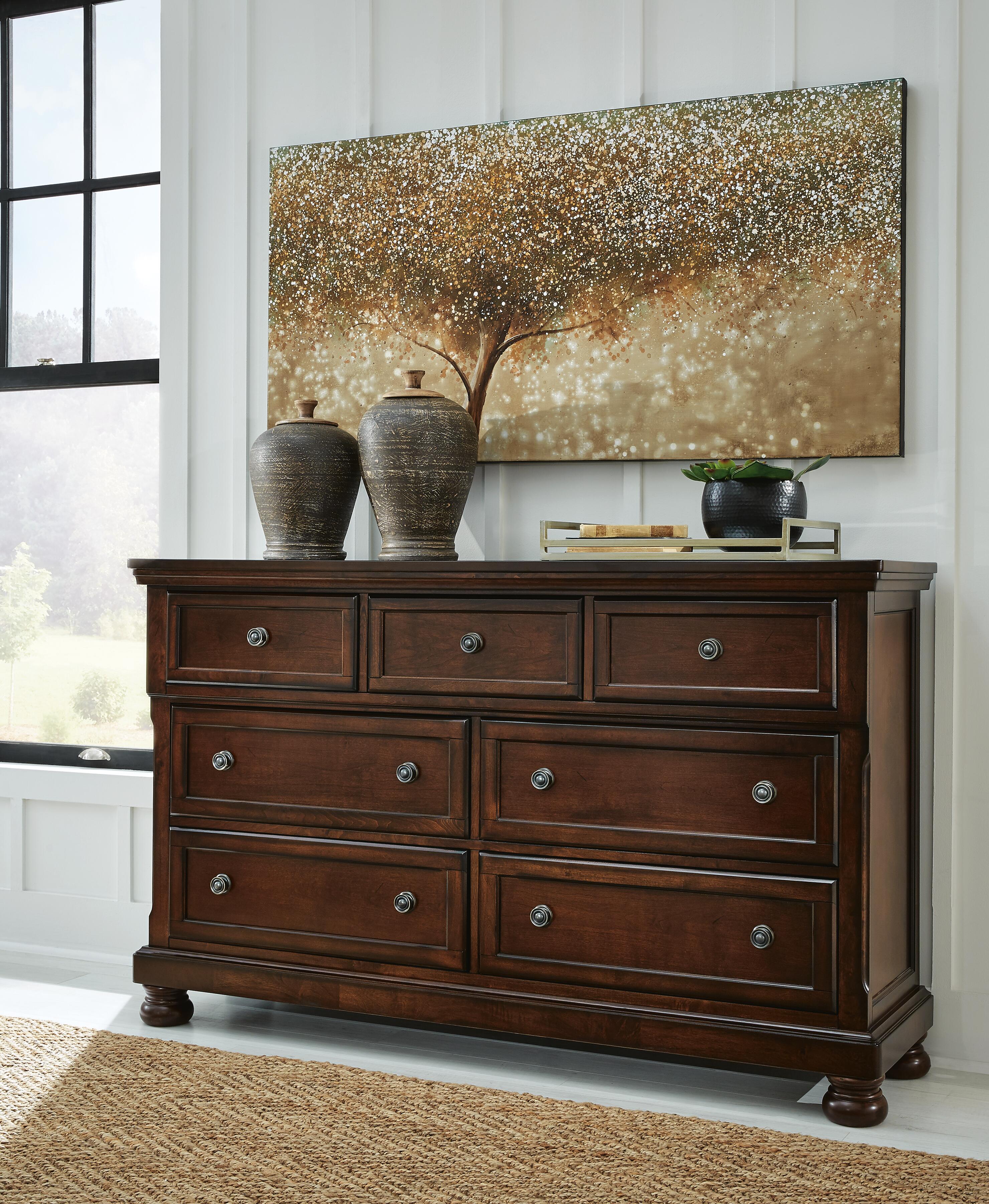 Click here for Porter 7 Drawer Dresser  Rustic Brown prices