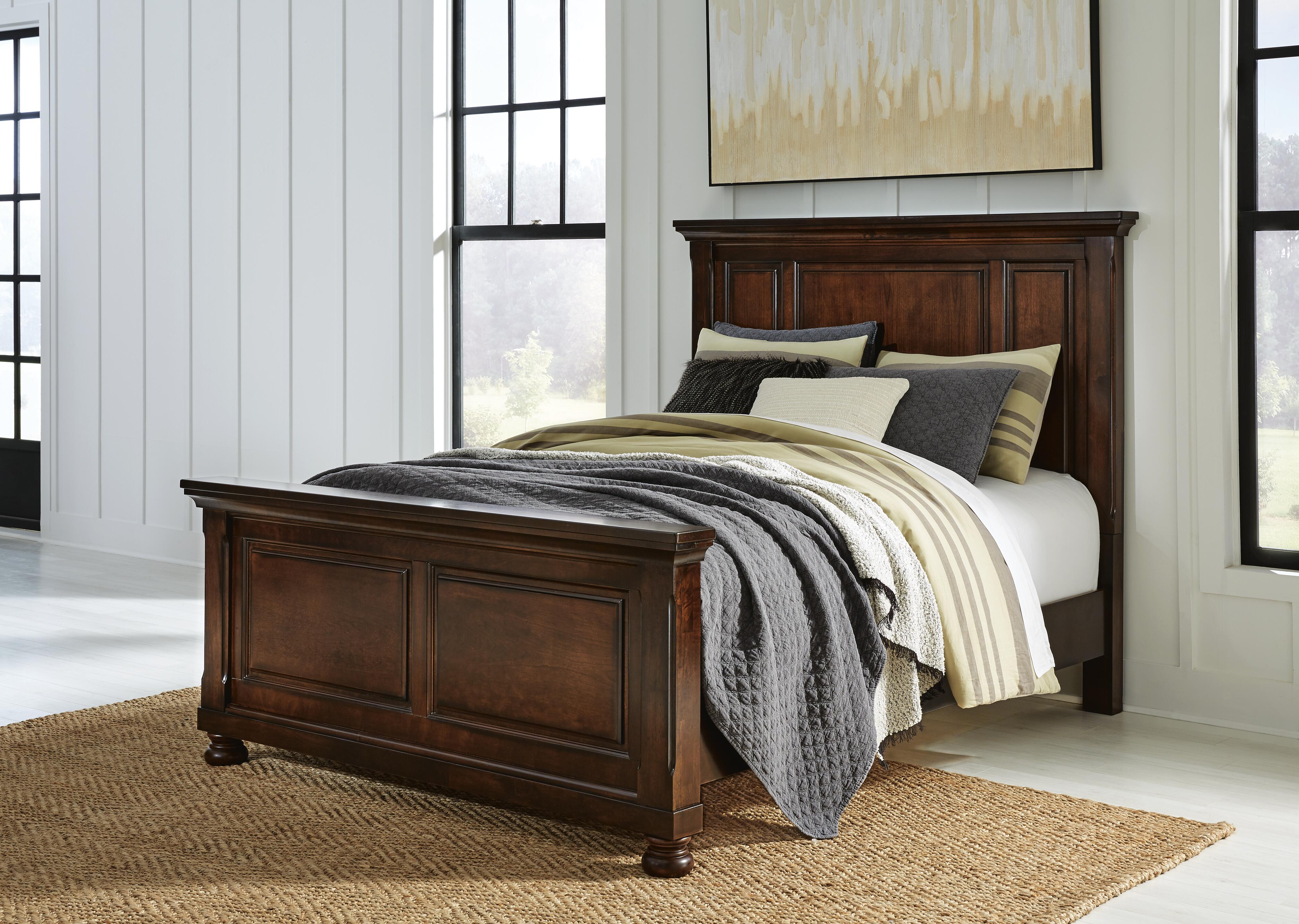 Click here for Porter Queen Panel Bed  Rustic Brown prices