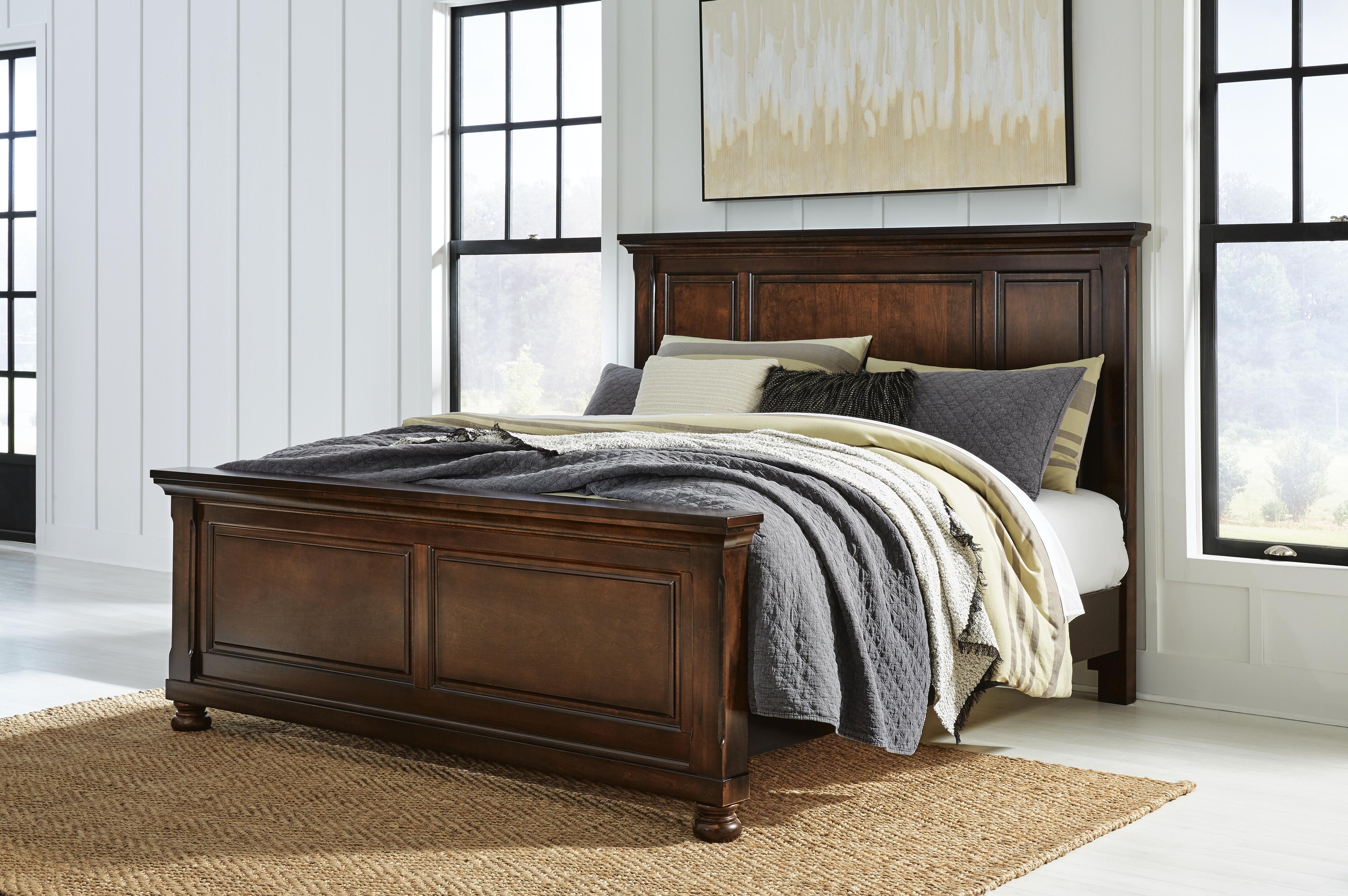 Click here for Porter King Panel Bed  Rustic Brown prices