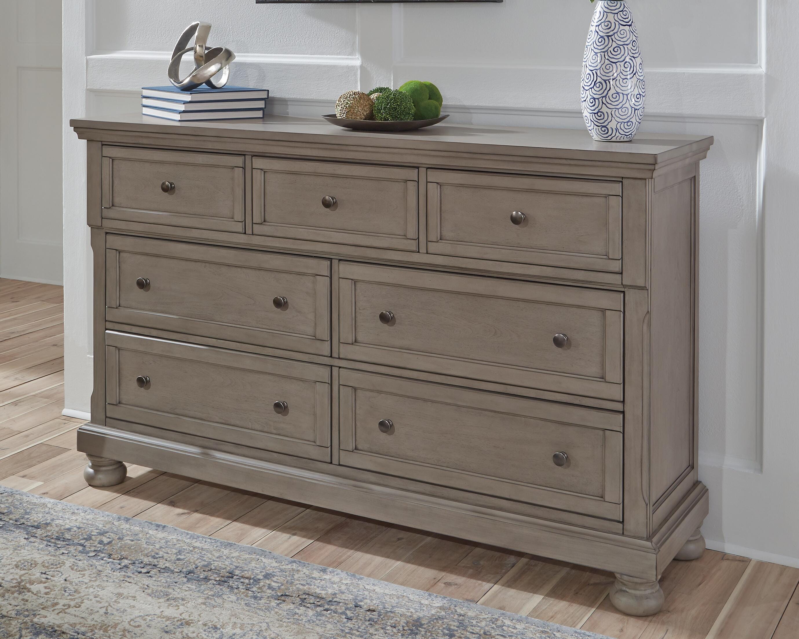 Click here for Lettner 7 Drawer Dresser  Light Gray prices