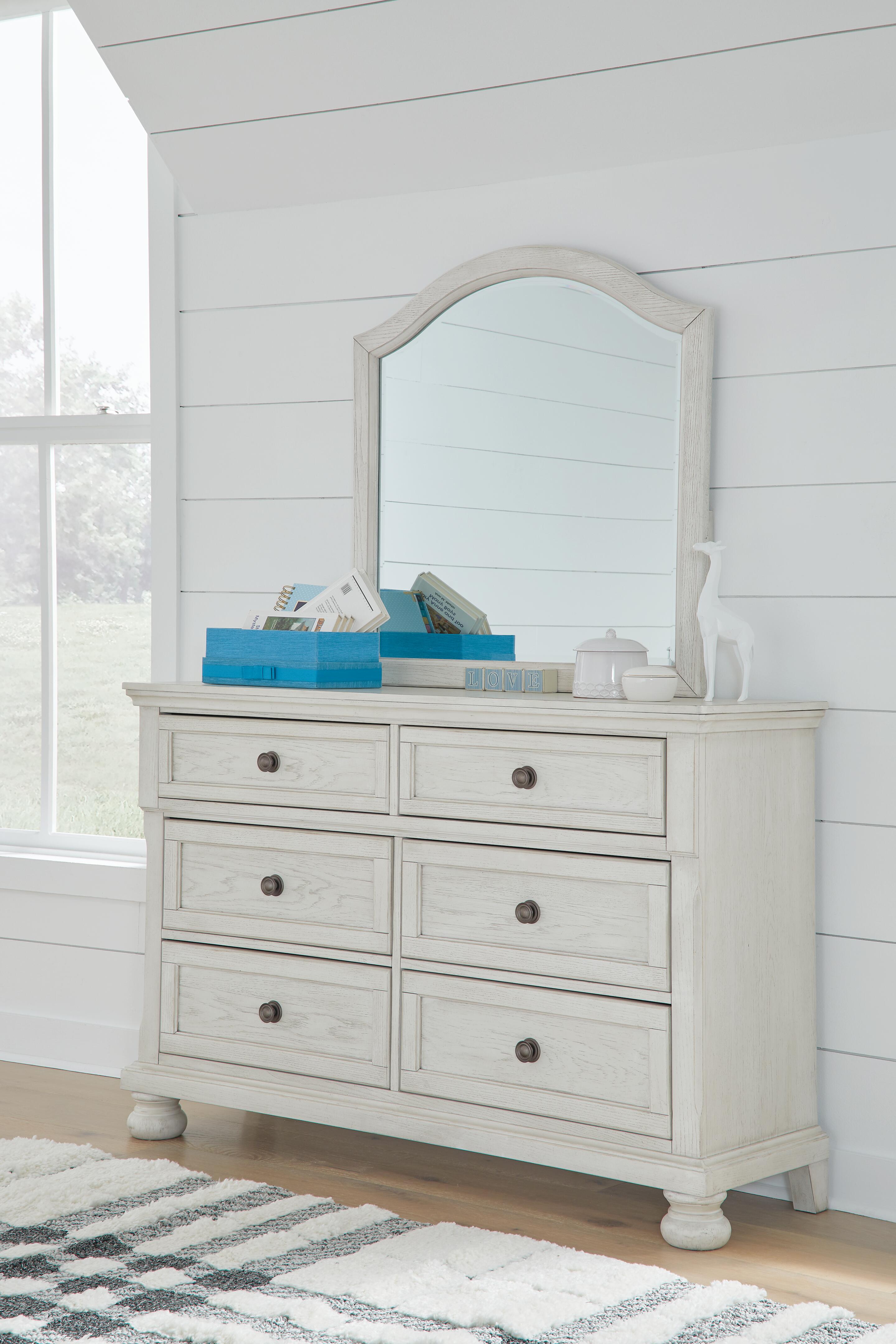 Click here for Robbinsdale 6 Drawer Youth Dresser and Mirror  Ant... prices