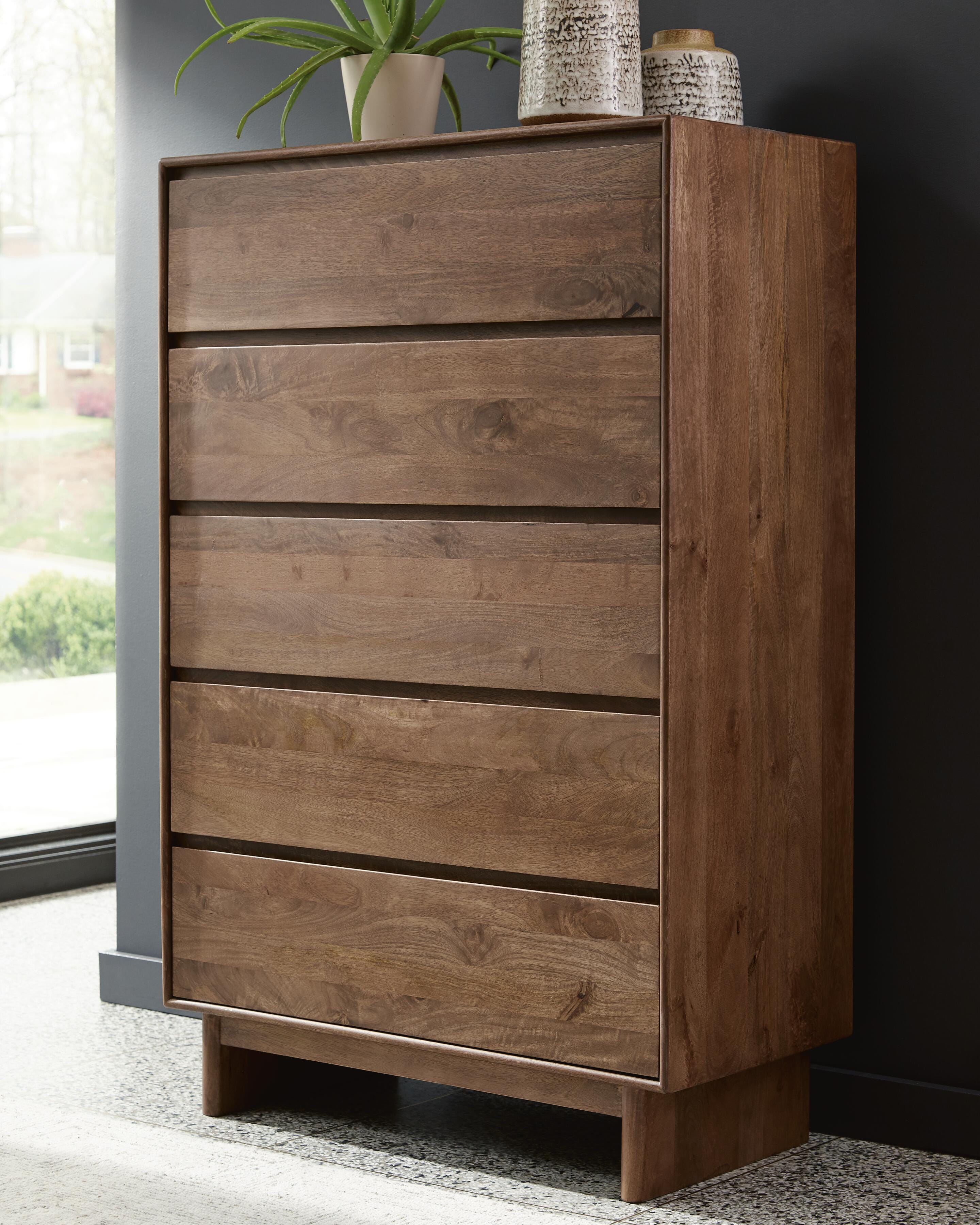 Click here for Isanti 5 Drawer Chest of Drawers  Light Brown prices