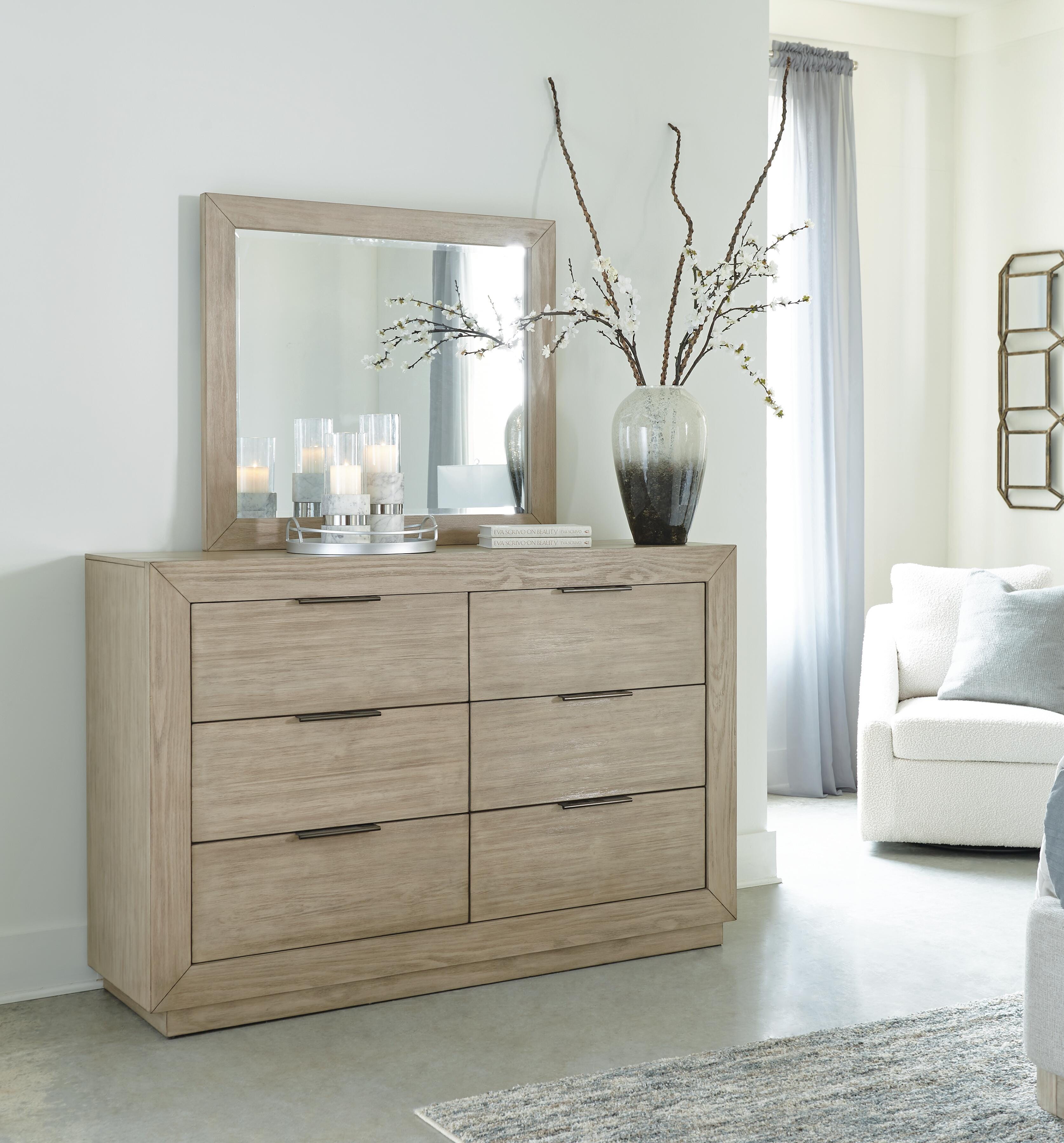 Click here for Hennington 6 Drawer Dresser and Mirror  Bisque prices